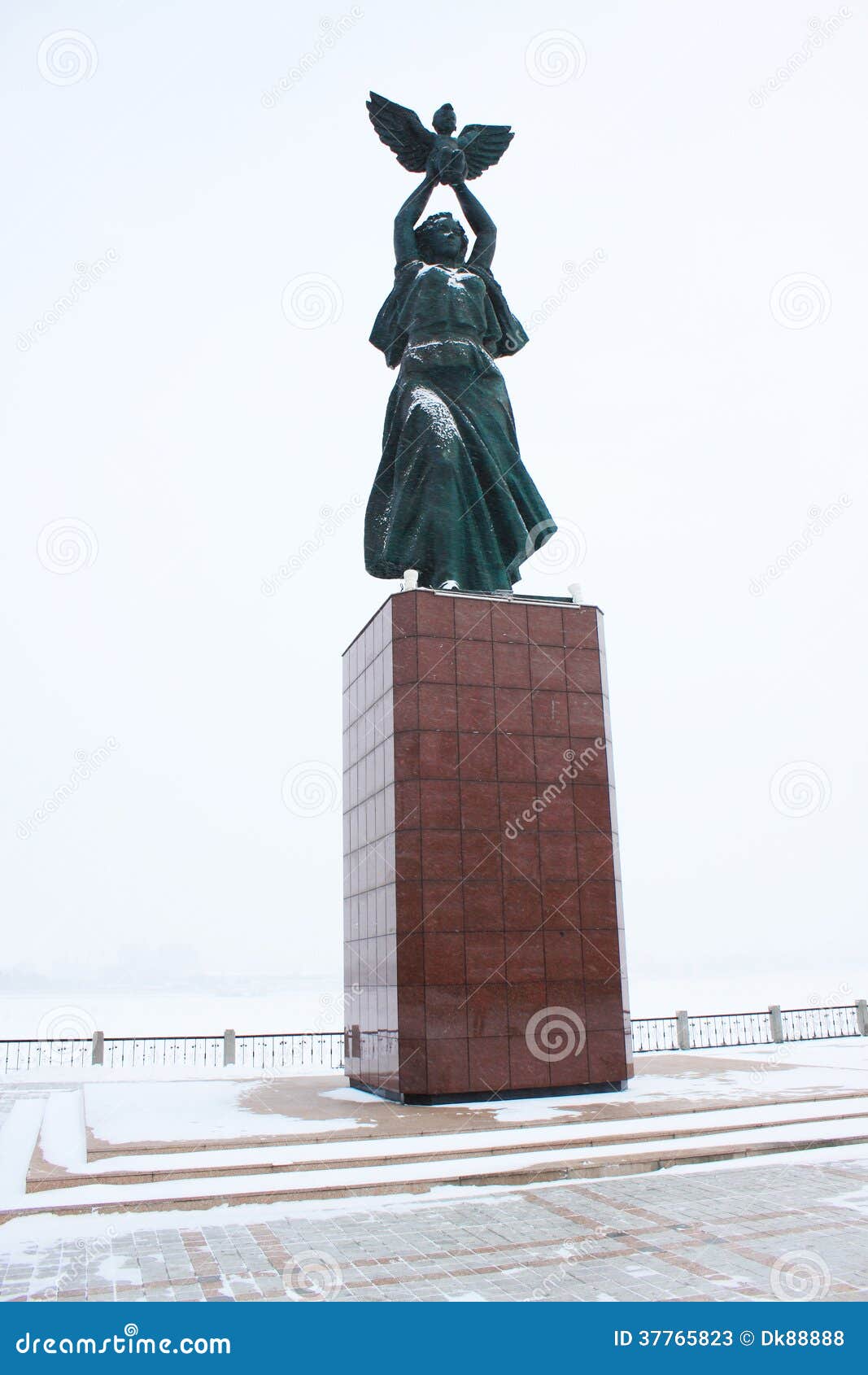 Mother statue stock image. Image of mound, motherland - 37765823