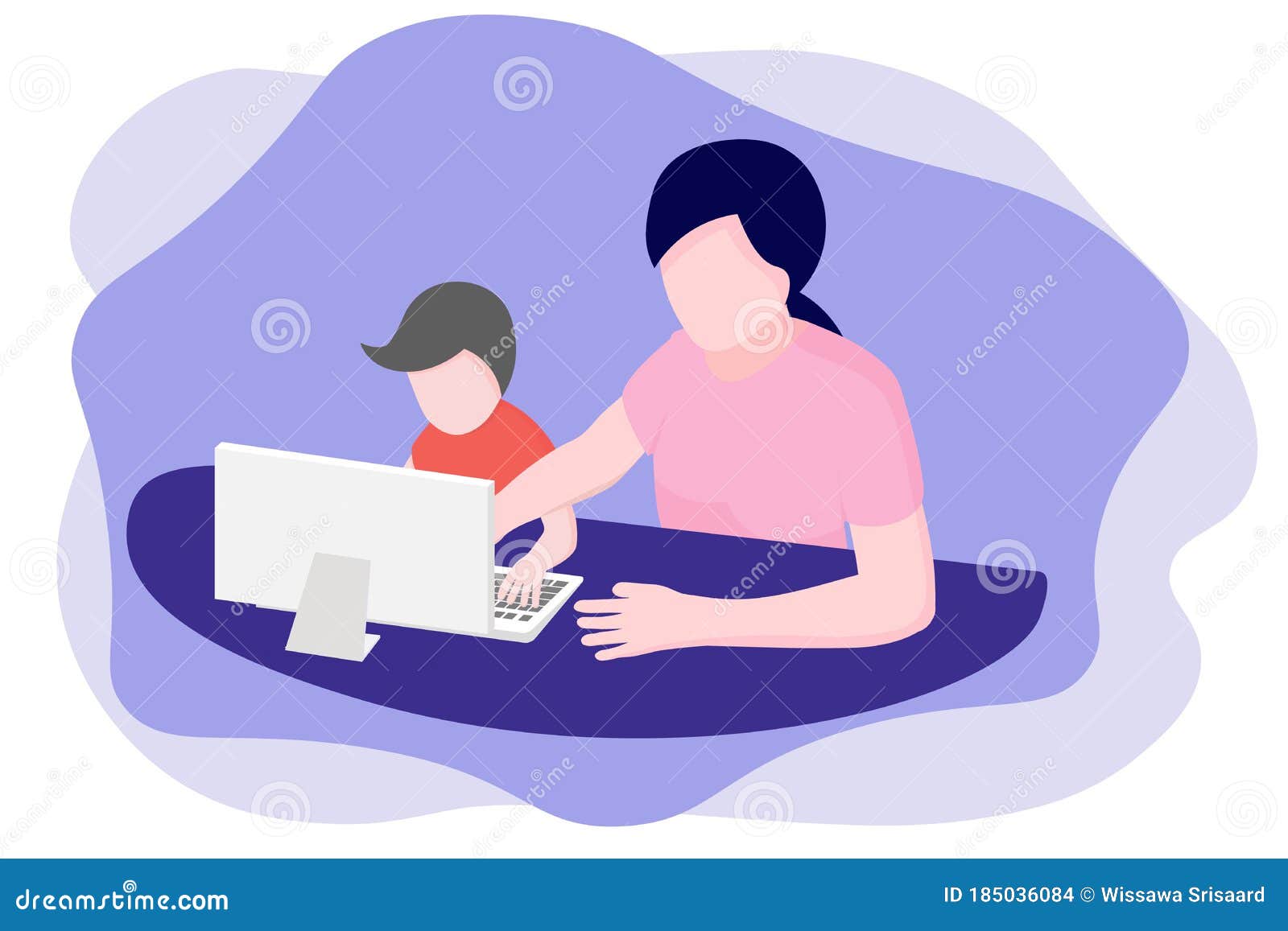 Mother Teaching Her Daughter, Mother Helps and Teach Children Stock ... Mother Teaching Her Daughter, Mother Helps and Teach Children Stock ...