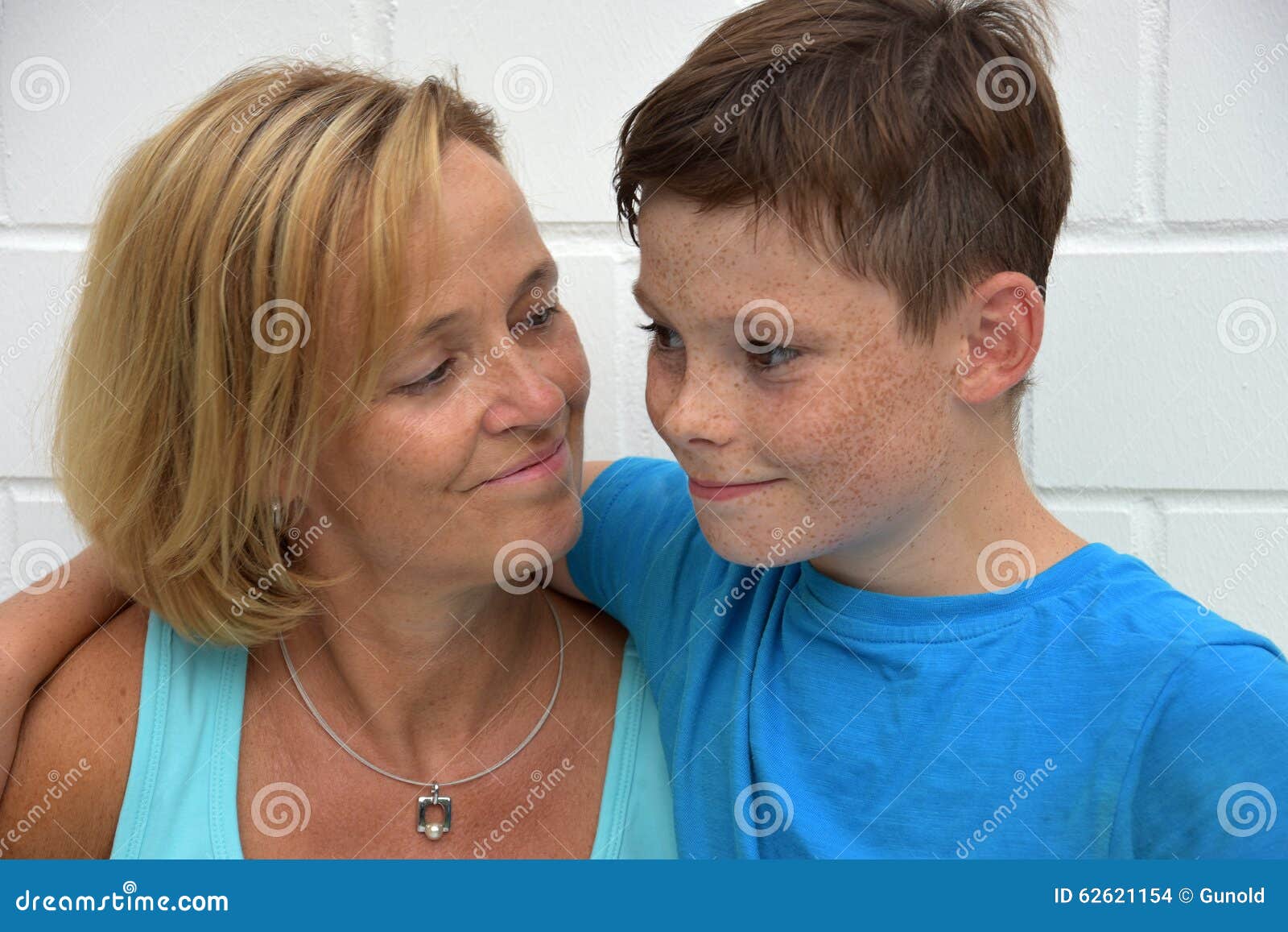 Mother Hugging Teenage Son Mother Hugging Teenage Son