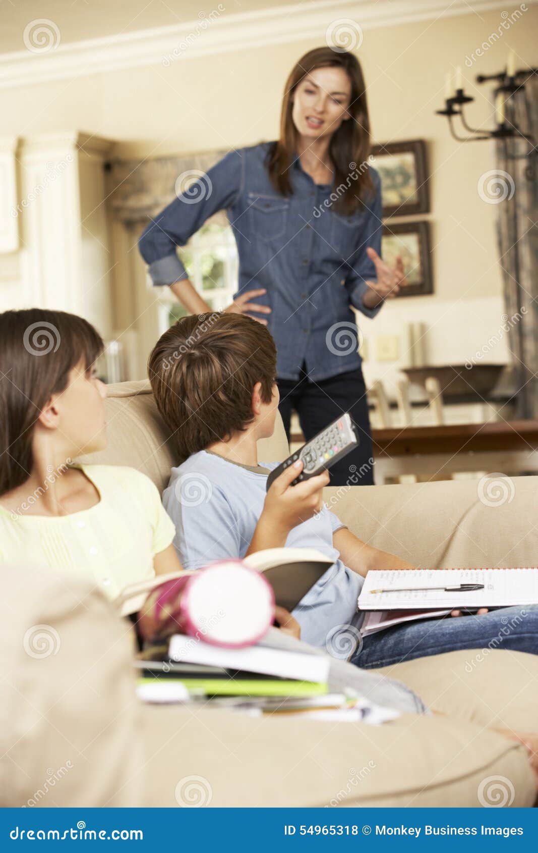 Mother Tells Her Son About Monkey Royalty-Free Stock Image ... Mother Tells Her Son About Monkey Royalty-Free Stock Image ...