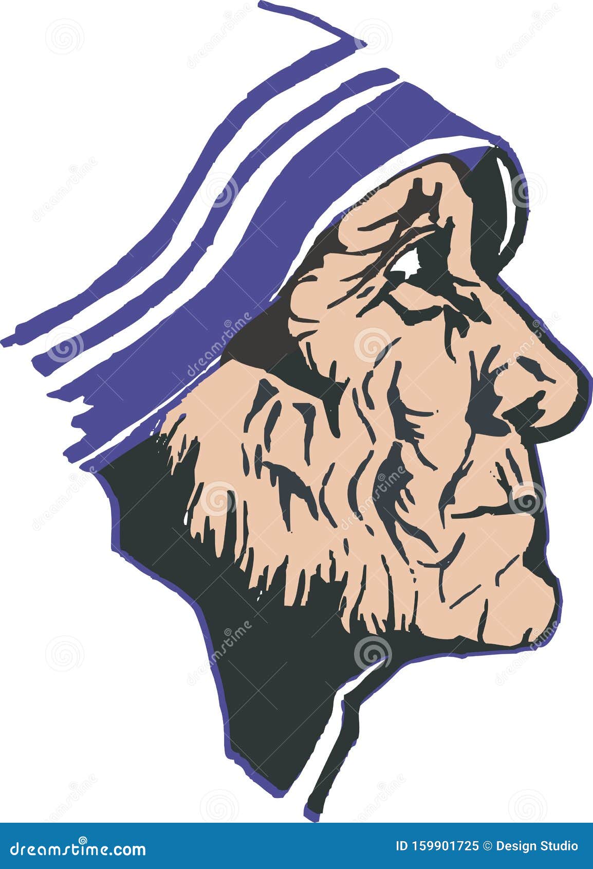 Mother Teresa. Saint Teresa of Calcutta. Hand Drawn Vector Portrait ... Mother Teresa. Saint Teresa of Calcutta. Hand Drawn Vector Portrait ...