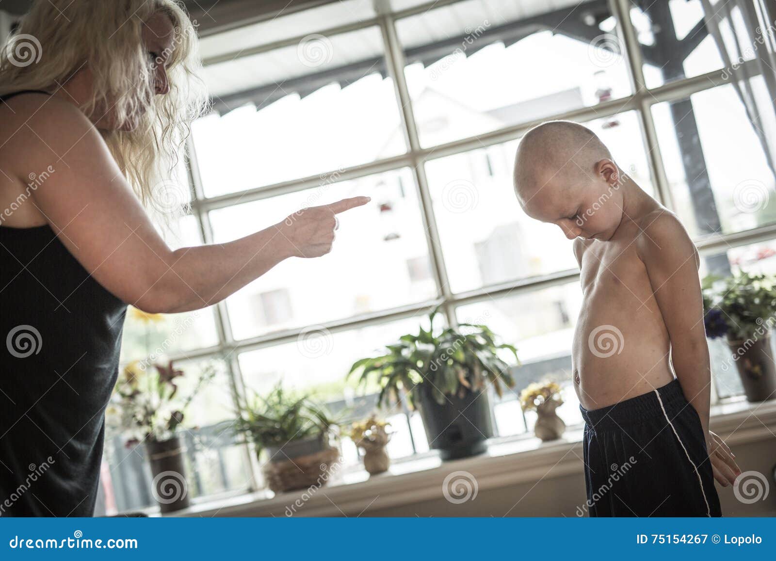 Mother unhappy at home stock image. Image of furious - 75154267