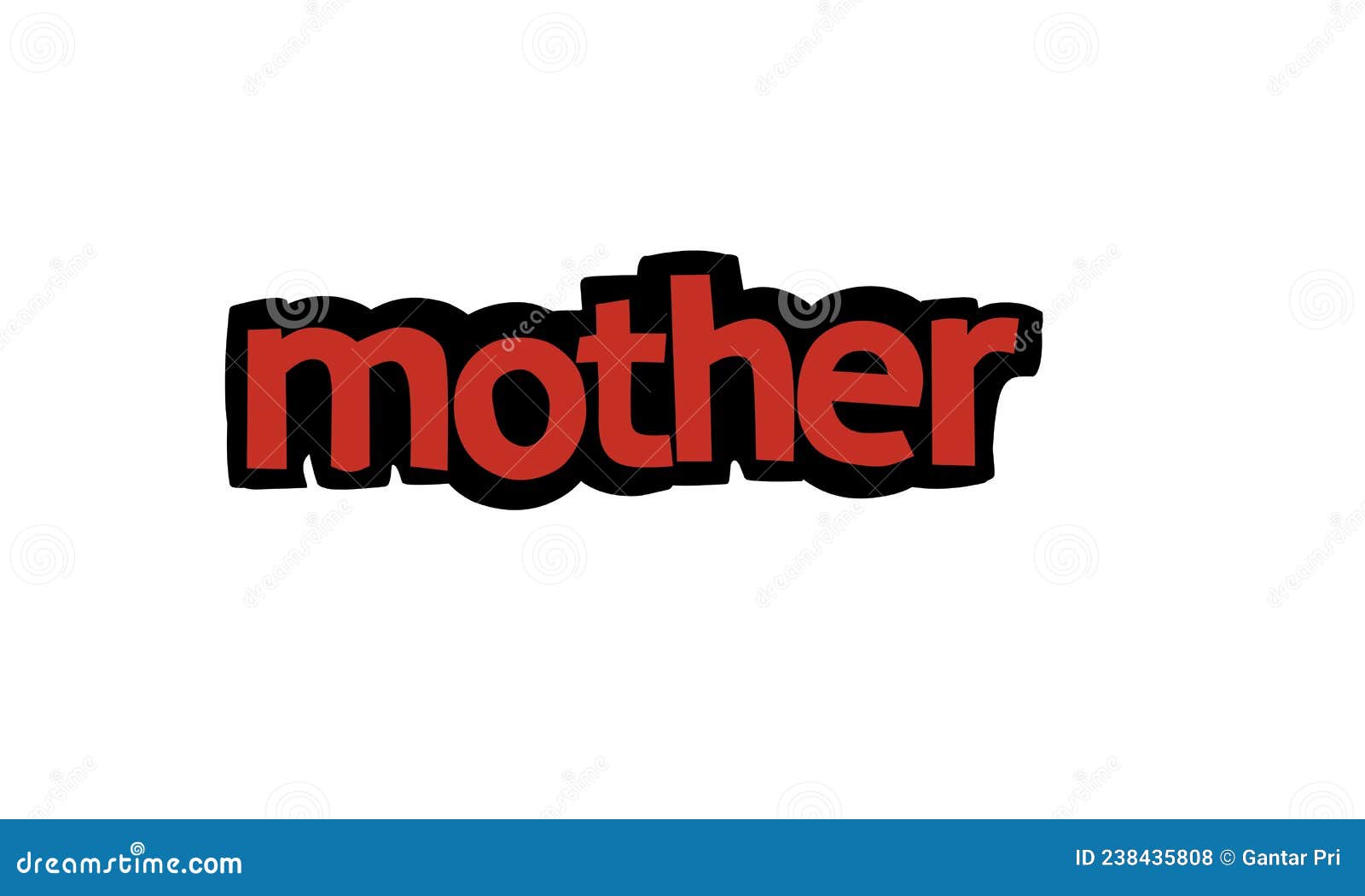 MOTHER Background Writing Vector Design Stock Vector - Illustration of ...