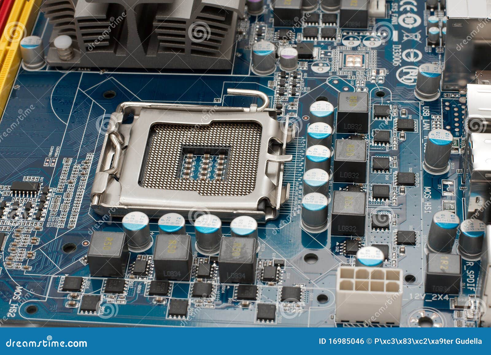 Motherboard stock photo. Image of electrical, empty, digital - 16985046
