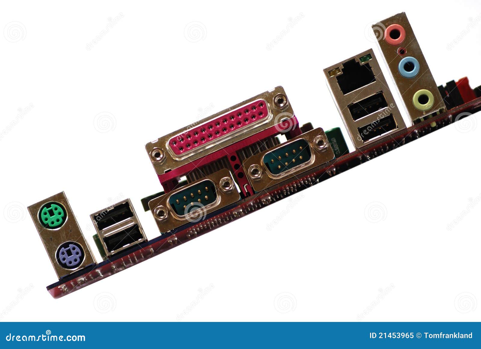 Motherboard stock image. Image of network, socket, keyboard - 21453965