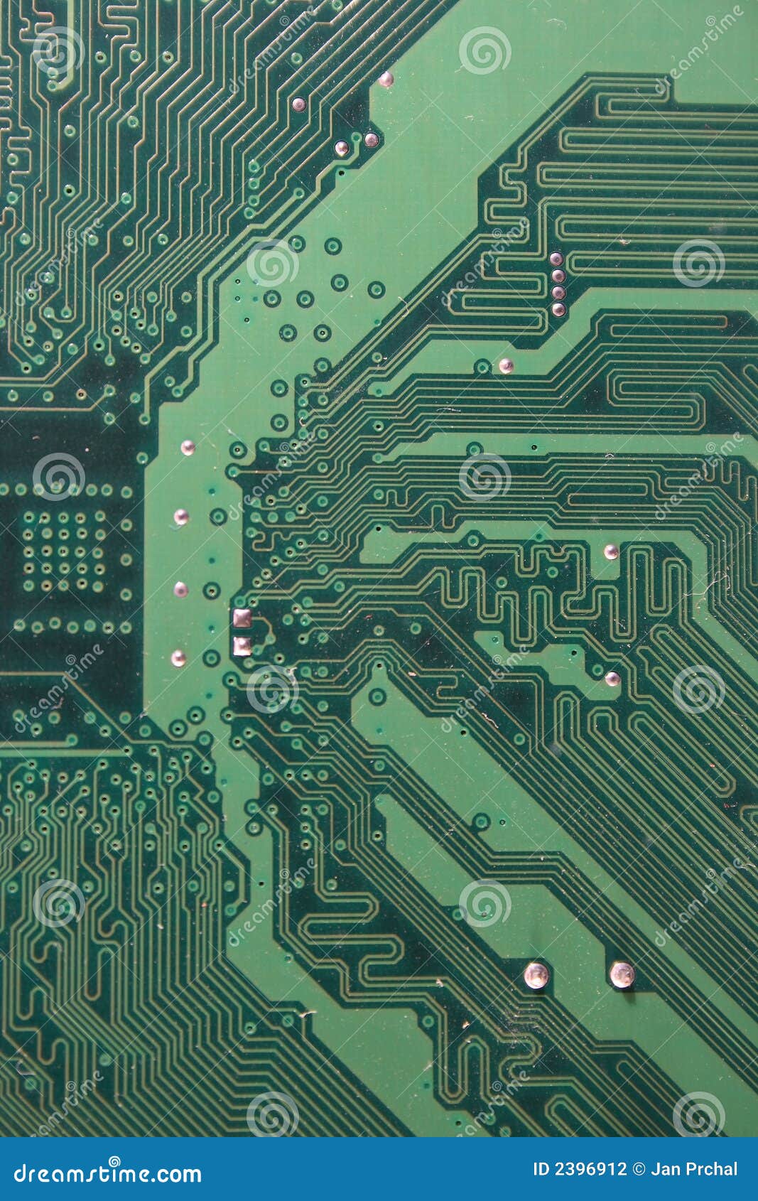 Motherboard stock photo. Image of mainboard, green, technology - 2396912