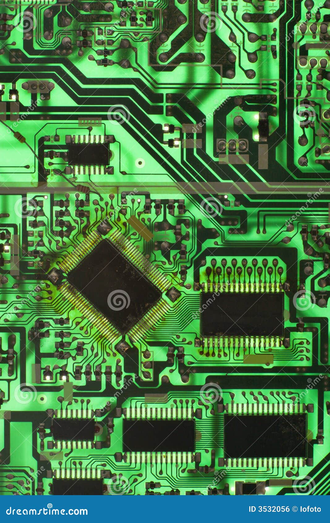 Motherboard. stock photo. Image of chip, data, hardware - 3532056