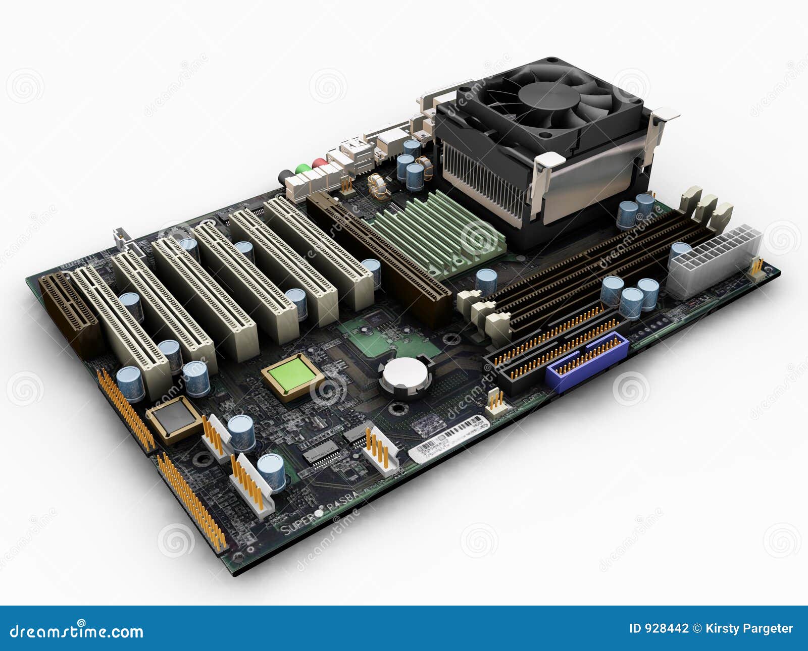Motherboard Royalty-Free Stock Photography | CartoonDealer.com #928439