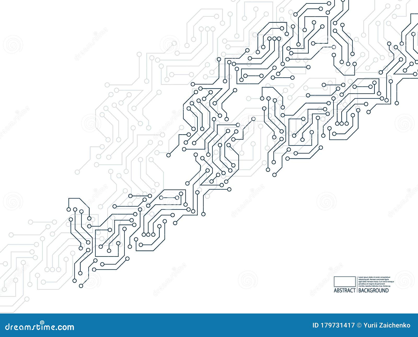 Motherboard, Abstract Drawing,connection. Technology. Stock Vector ...