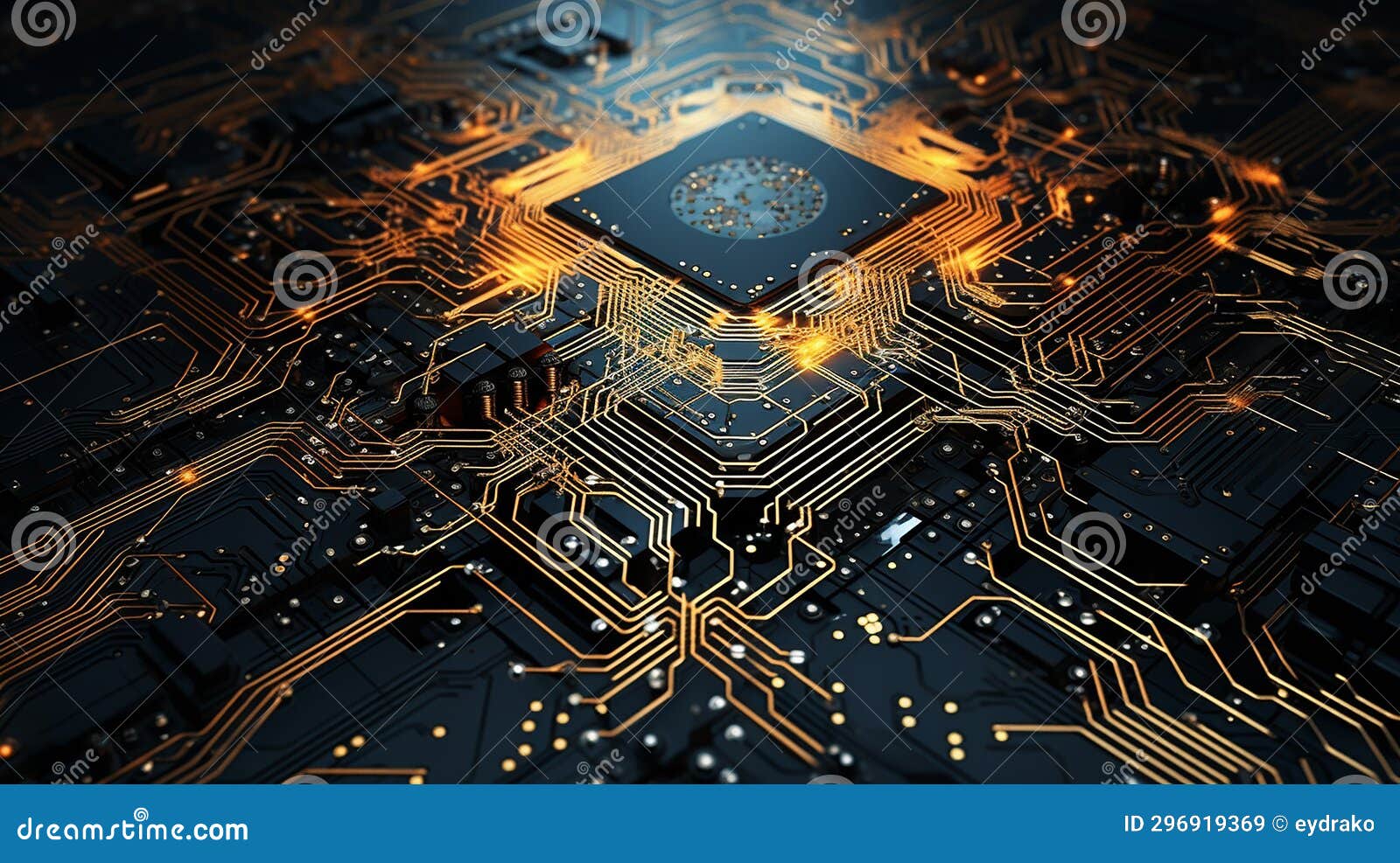 Motherboard Background. Detailed Circuitry Patterns. Circuit Board ...