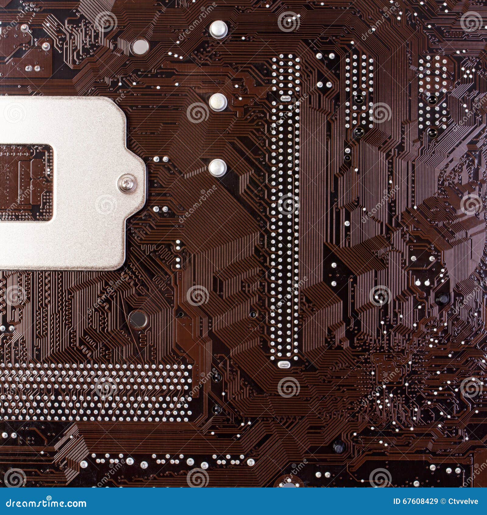 Motherboard backside stock image. Image of color, lines - 67608429