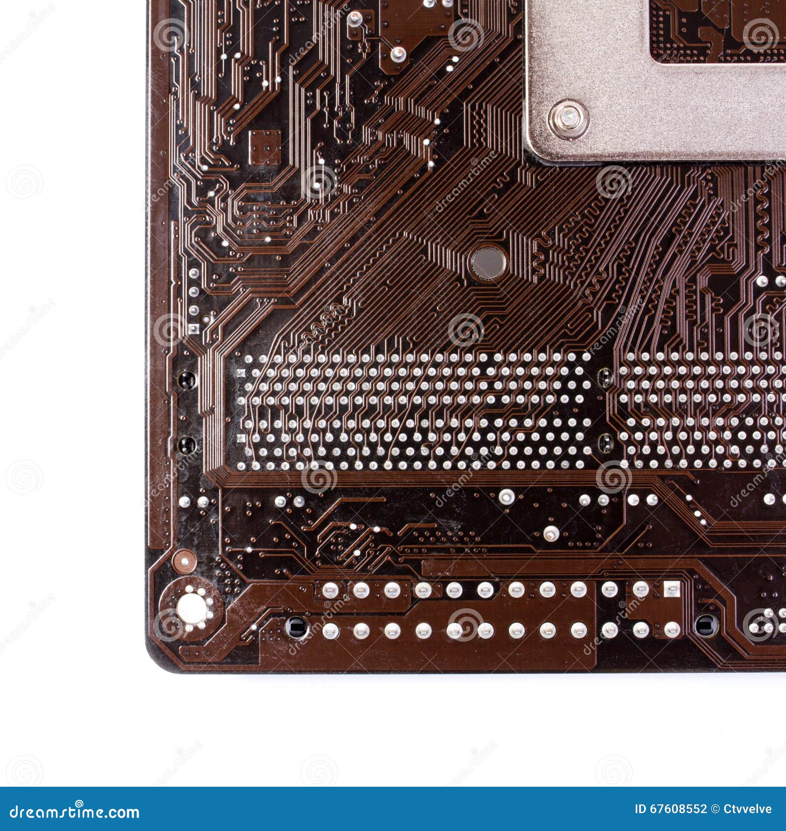 Motherboard backside stock photo. Image of patterns, back - 67608552