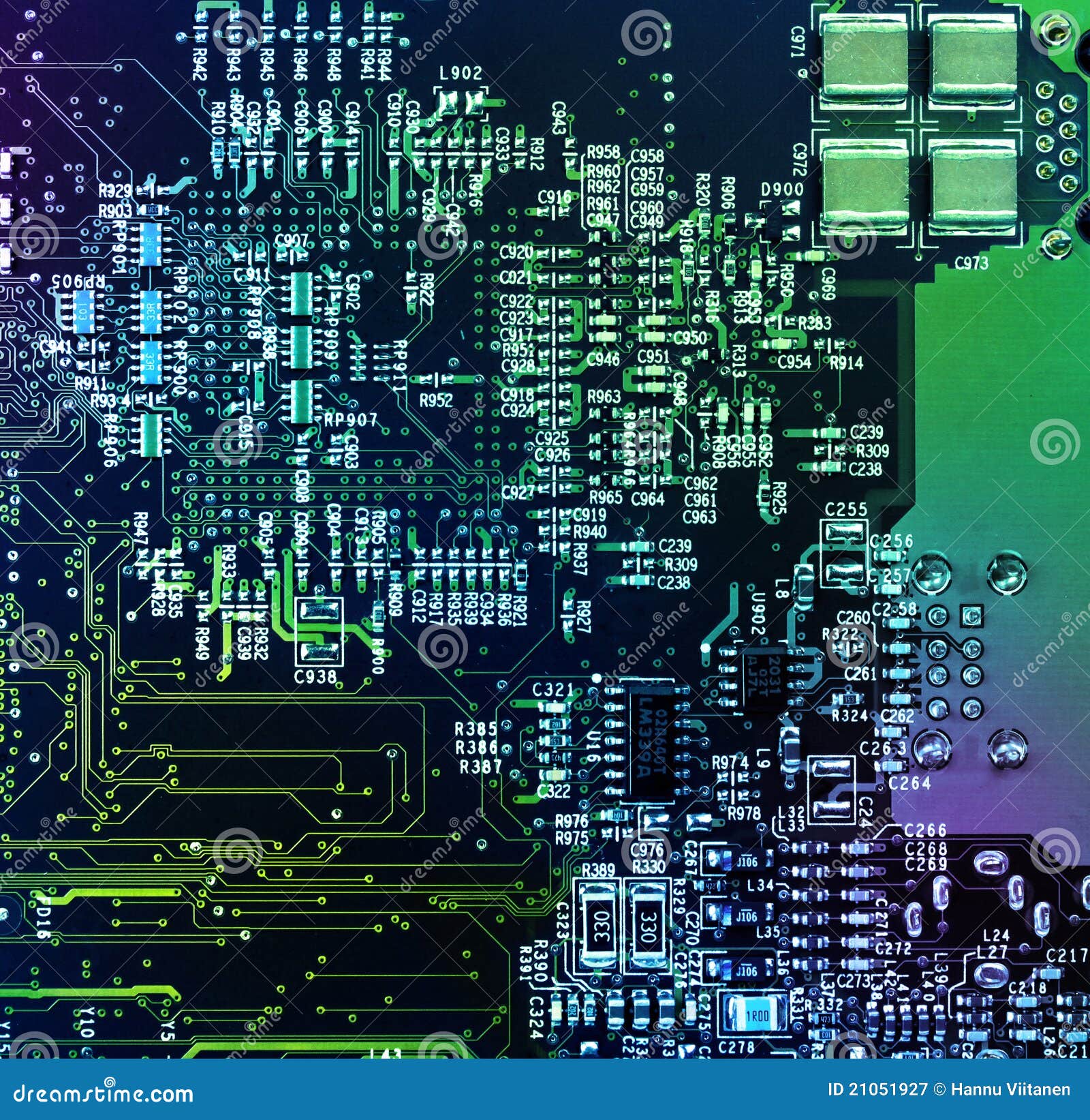 Motherboard Circuit Close-up Stock Image - Image of industry, closeup ...