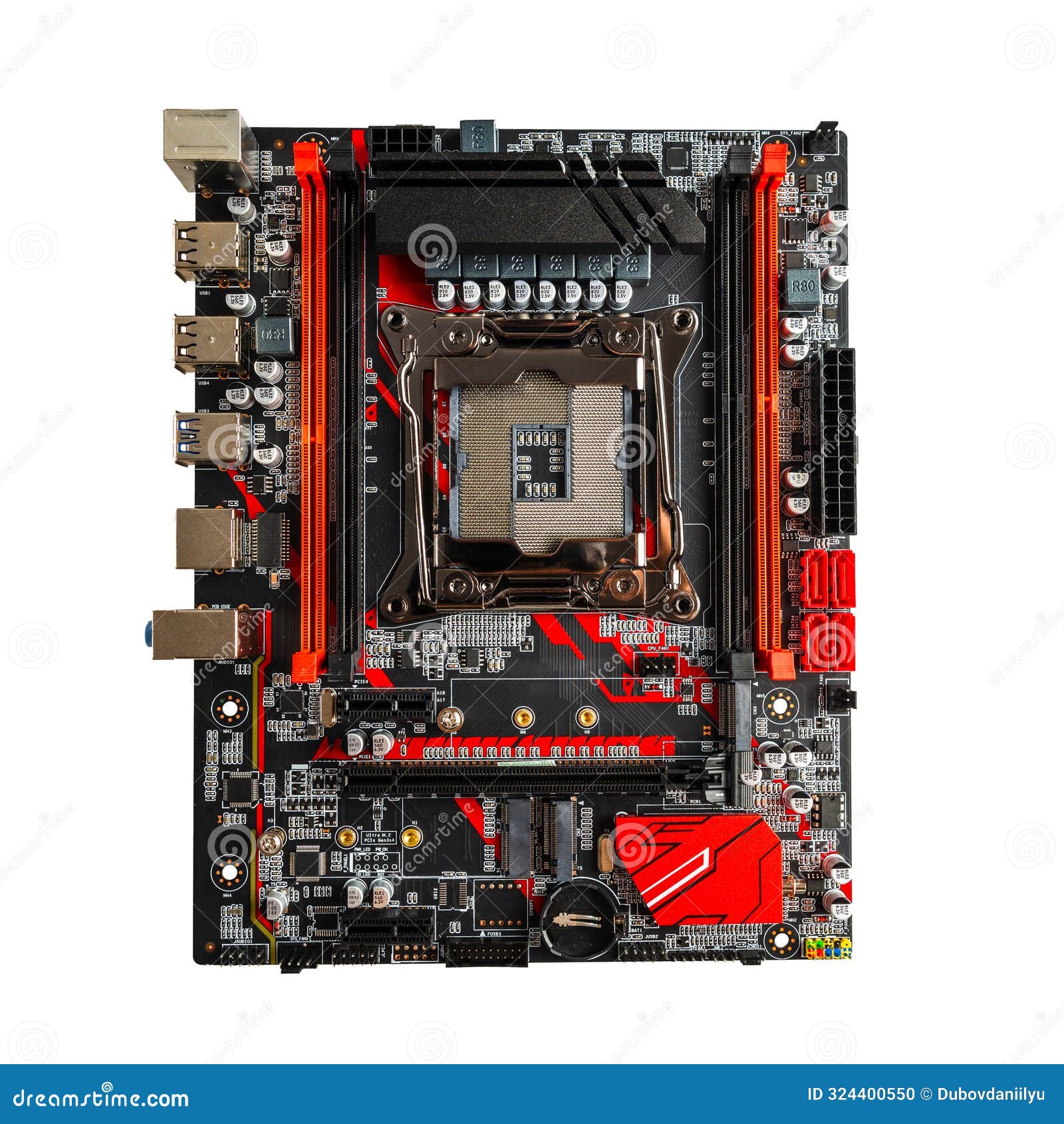 Motherboard for Computer Assembly Modern Technological Equipment ...