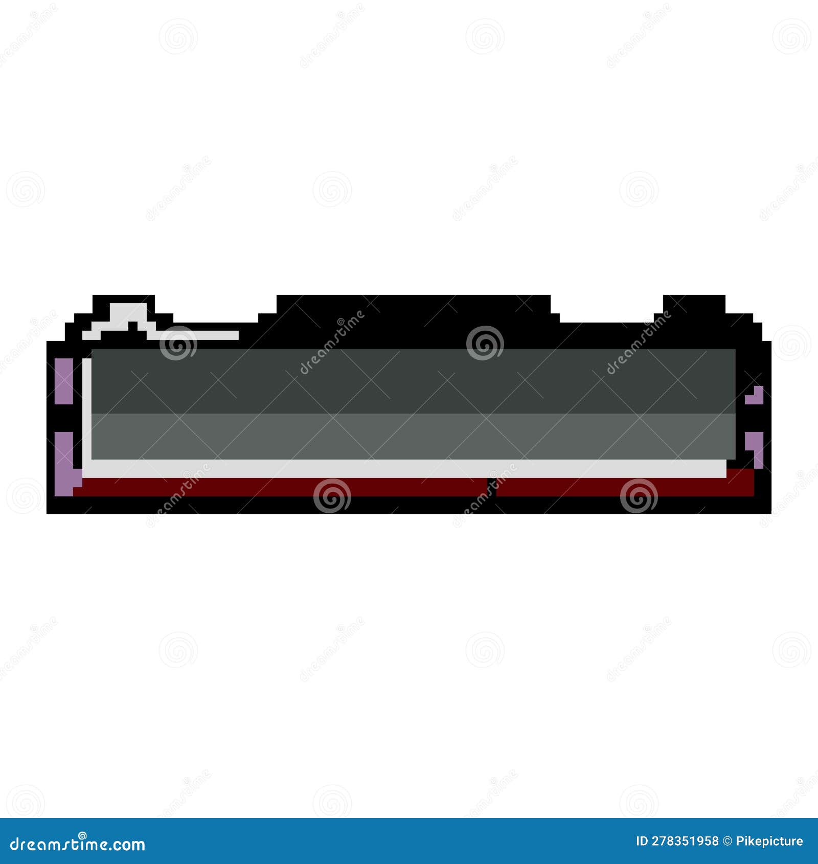 Motherboard Desktop Memory Game Pixel Art Vector Illustration Stock ...