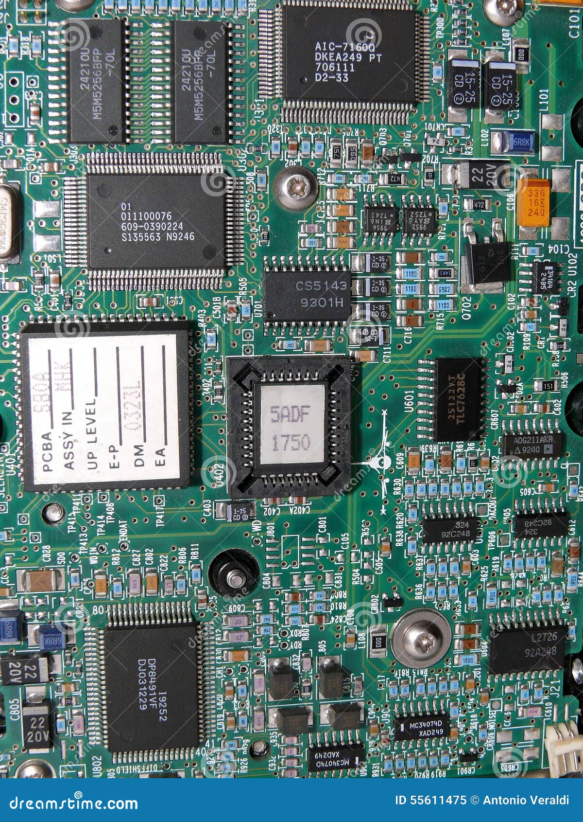 Motherboard stock image. Image of data, computer, optical - 55611475