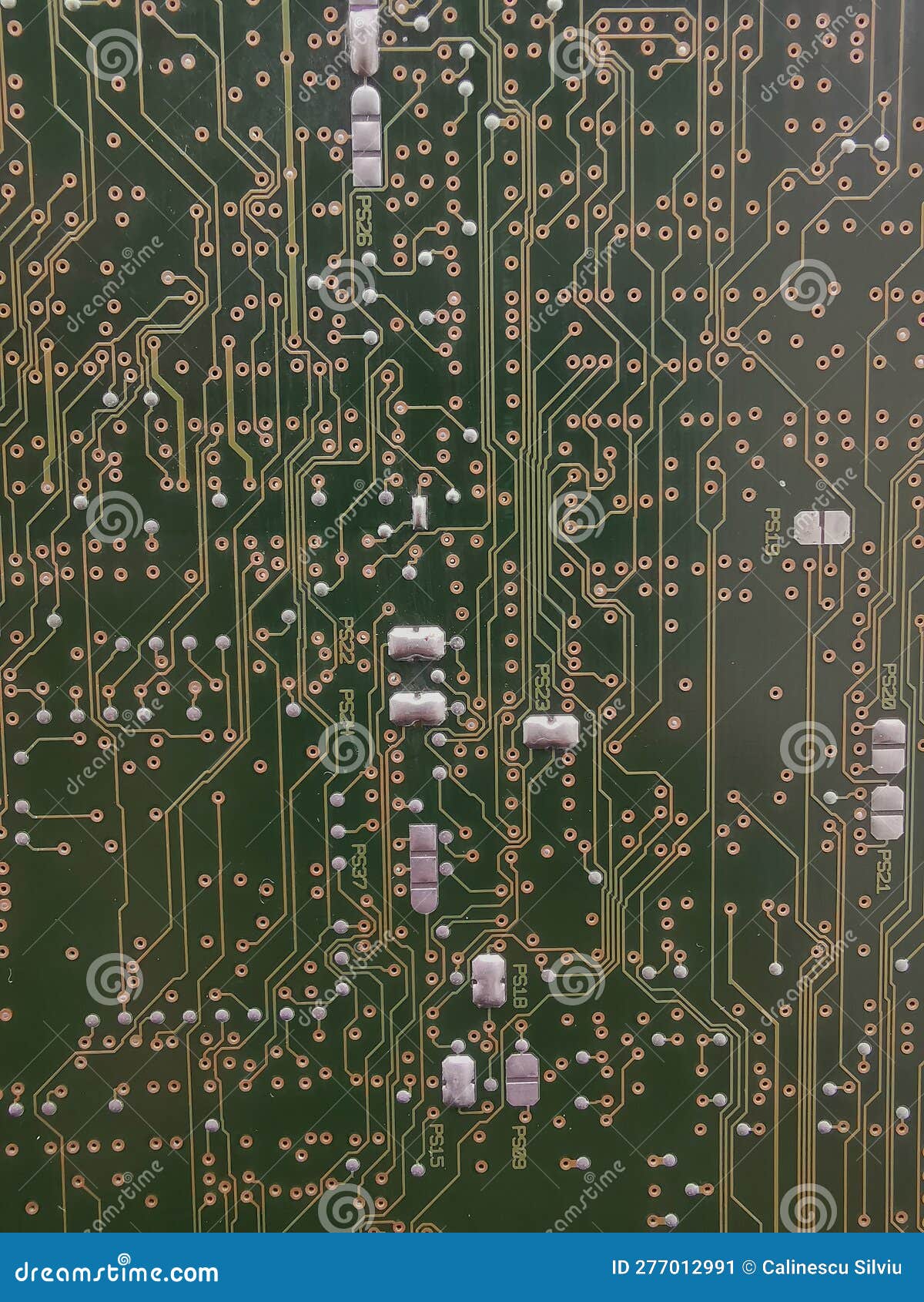 Motherboard Electronic Circuit Details. Stock Image - Image of digital ...