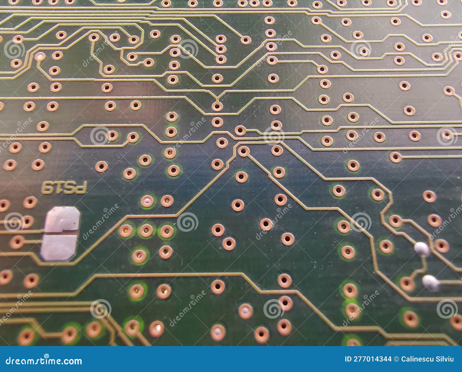 Motherboard Electronic Circuit Details. Stock Photo - Image of ...