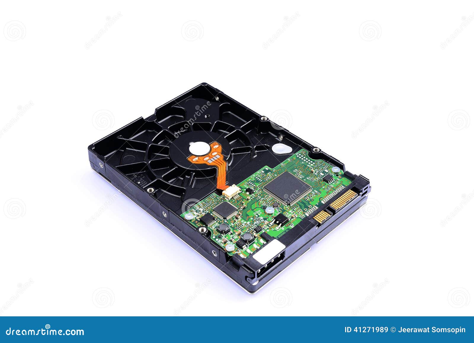 Motherboard and Hard-disk Data Storage Stock Image - Image of backup ...