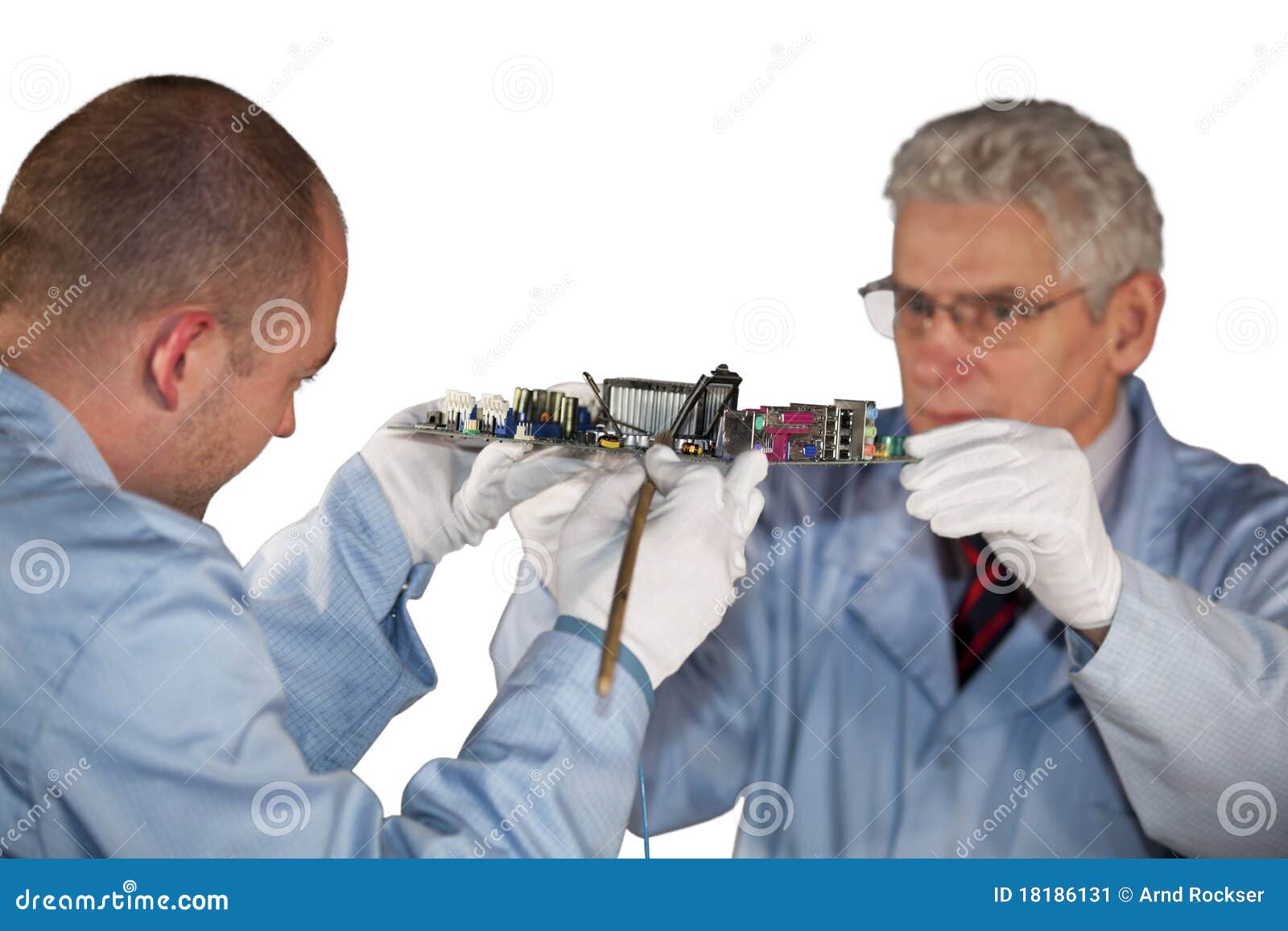 Motherboard inspection stock image. Image of blue, holding - 18186131