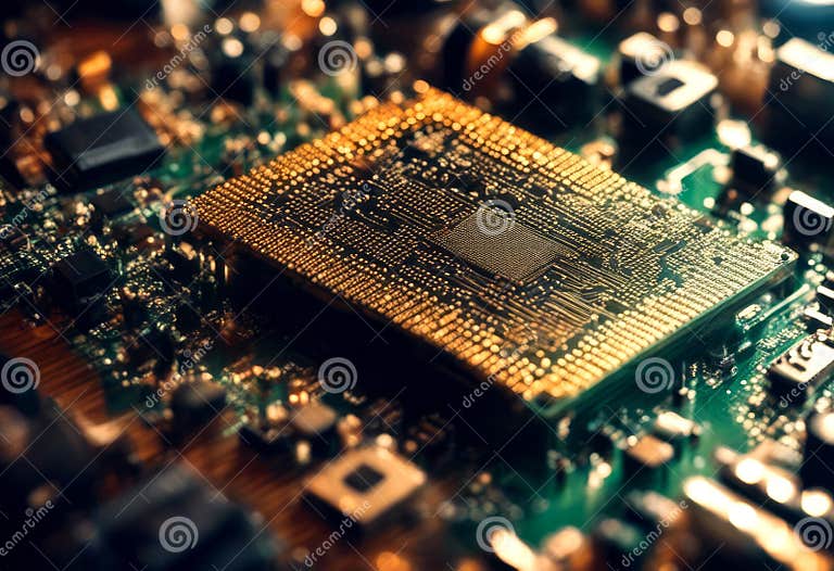 Motherboard Integrated Microchip Circuit Technology Computer Board ...