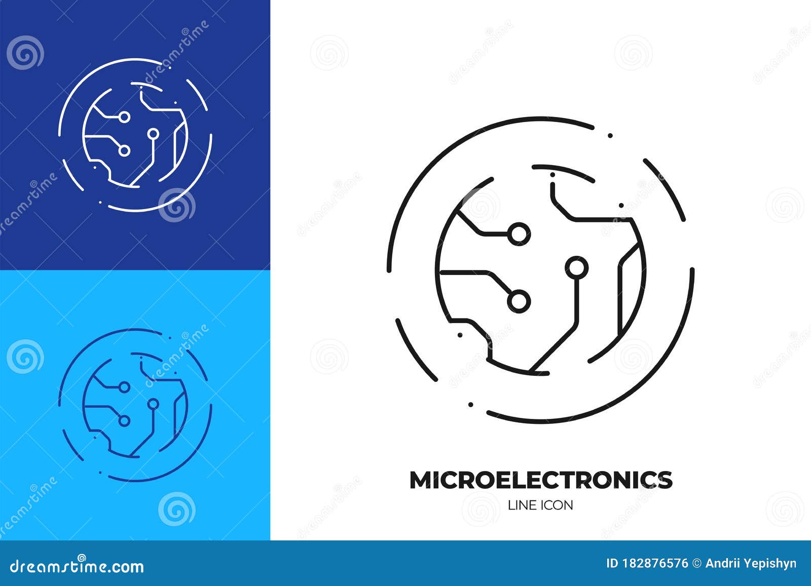 Motherboard Line Icon Pcrepair Concept Motherboard Vector Sign On White Background