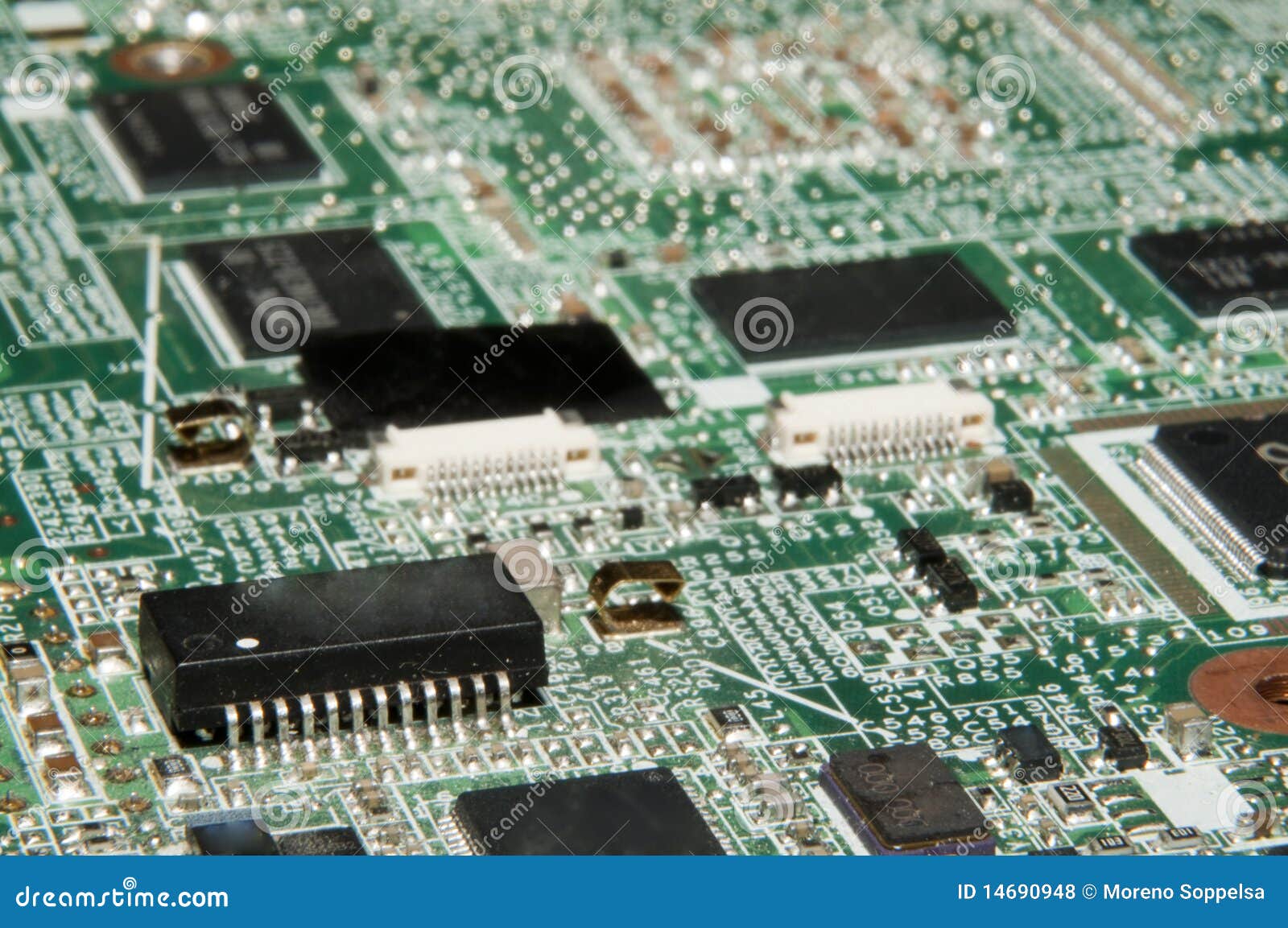 Motherboard (main board) stock photo. Image of electronic - 14690948