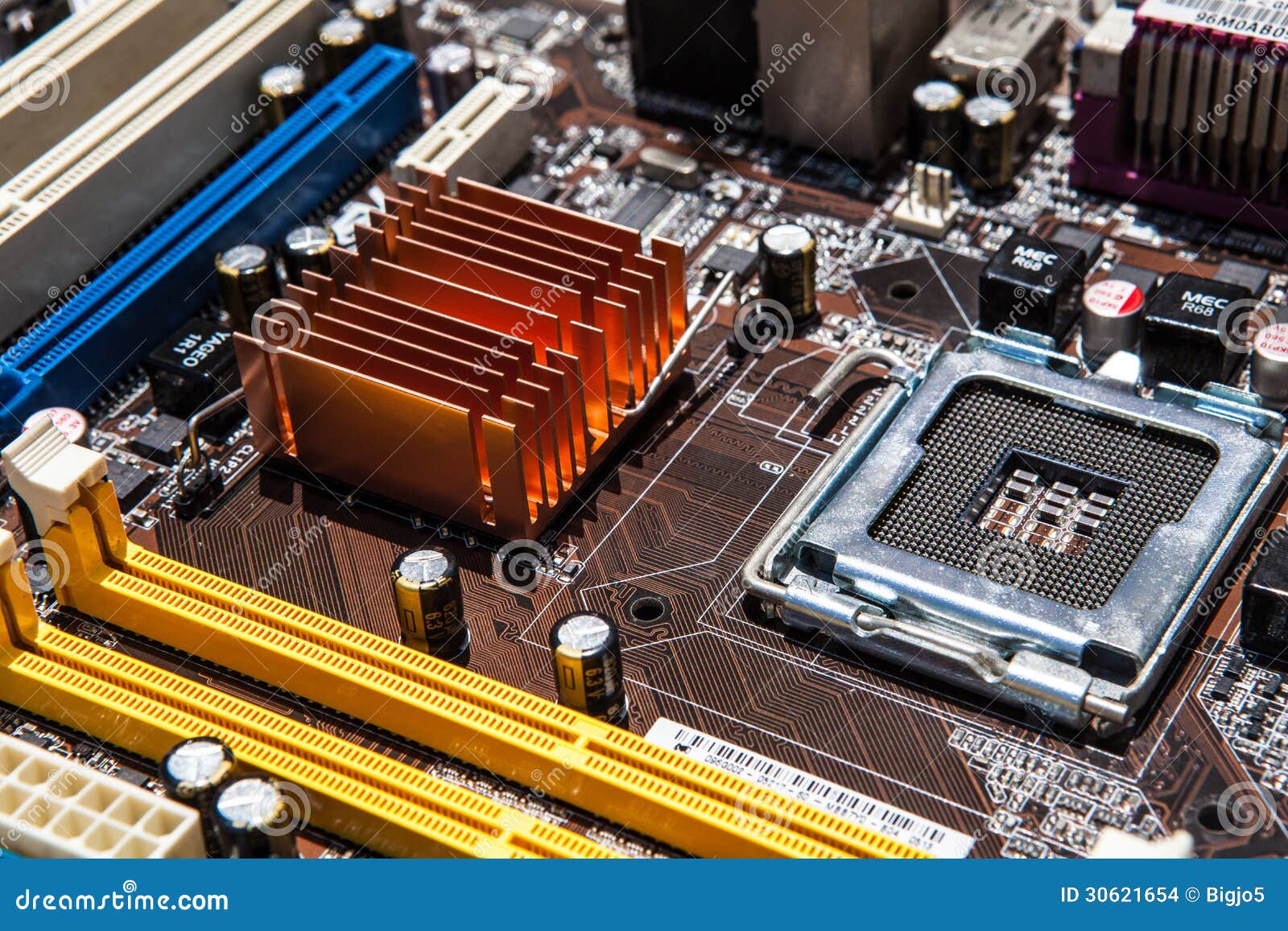Motherboard stock photo. Image of background, binary - 30621654