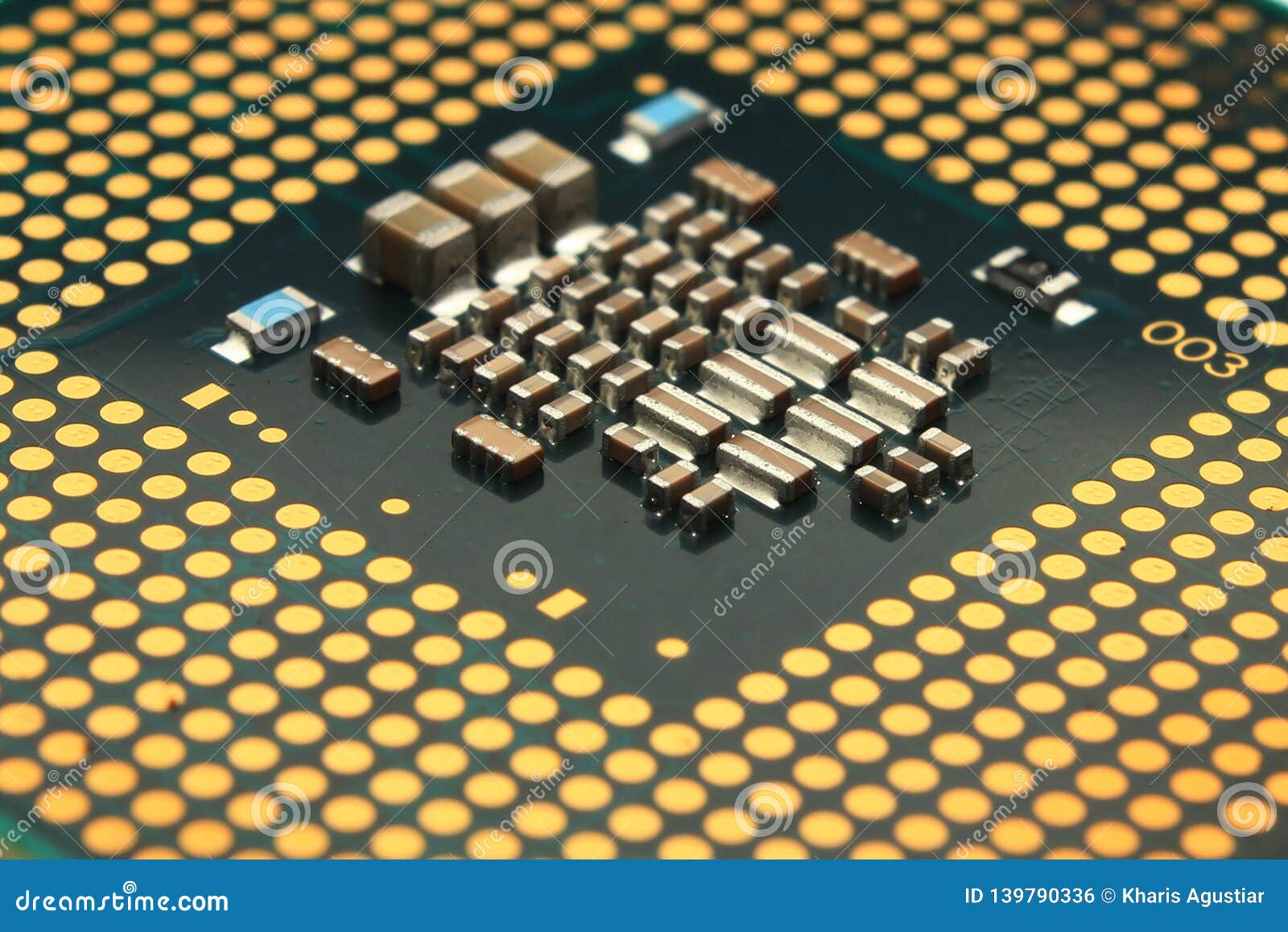 Chip Processor Detail Close Up Stock Photo - Image of view, electronic ...