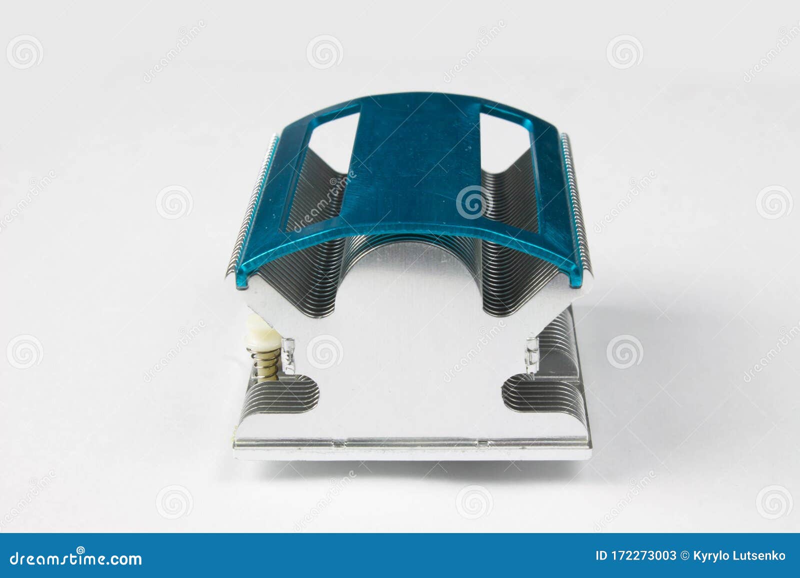 Motherboard Radiator on White Background Stock Image - Image of ...