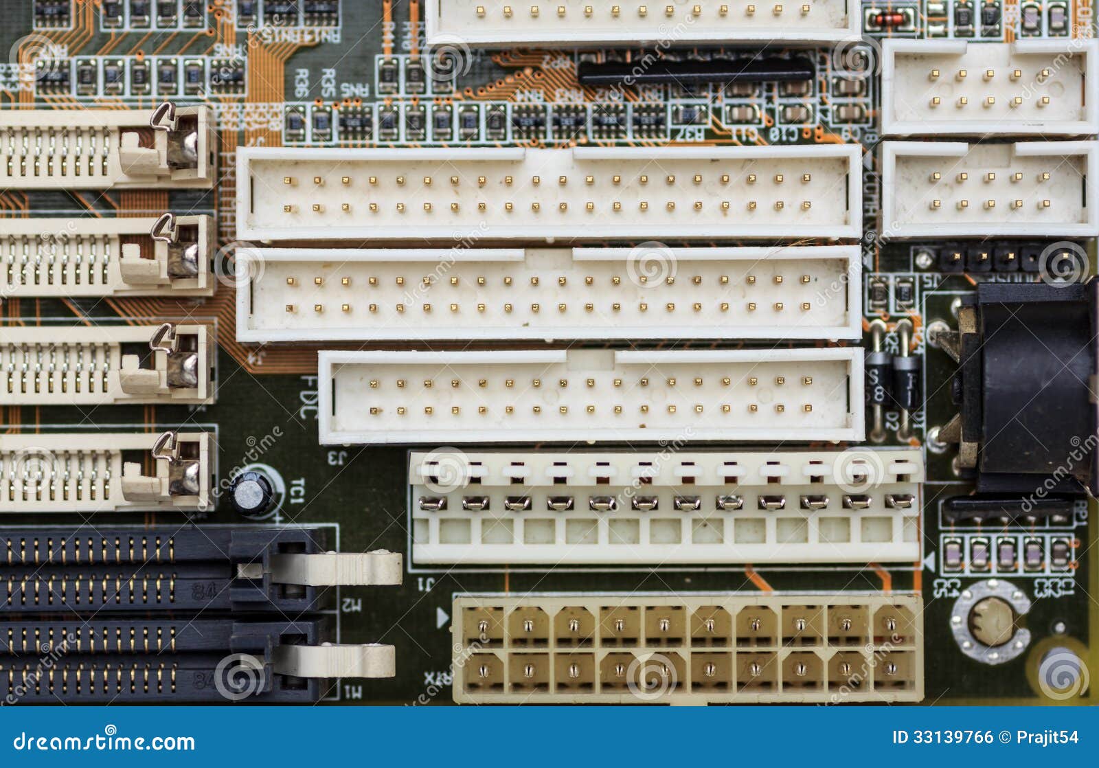 Motherboard socket stock photo. Image of integrated, blue - 33139766