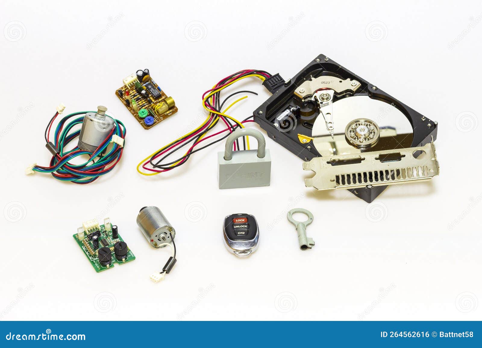 Computer Spare Parts, Printed Circuit Boards, Nodes and Connecting ...