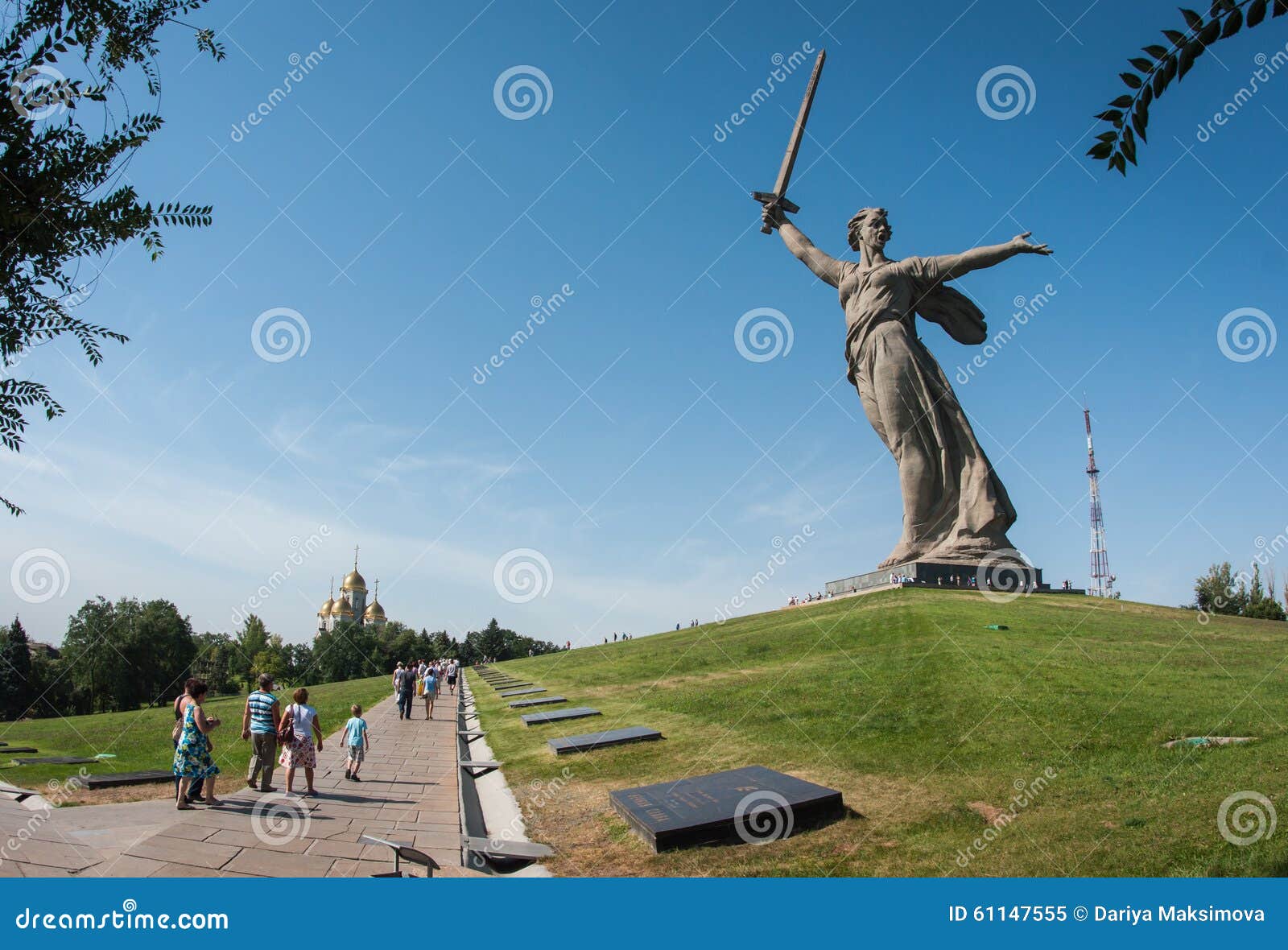 Motherland is Calling! Mamaev Kurgan, Russia Editorial Image - Image of ...
