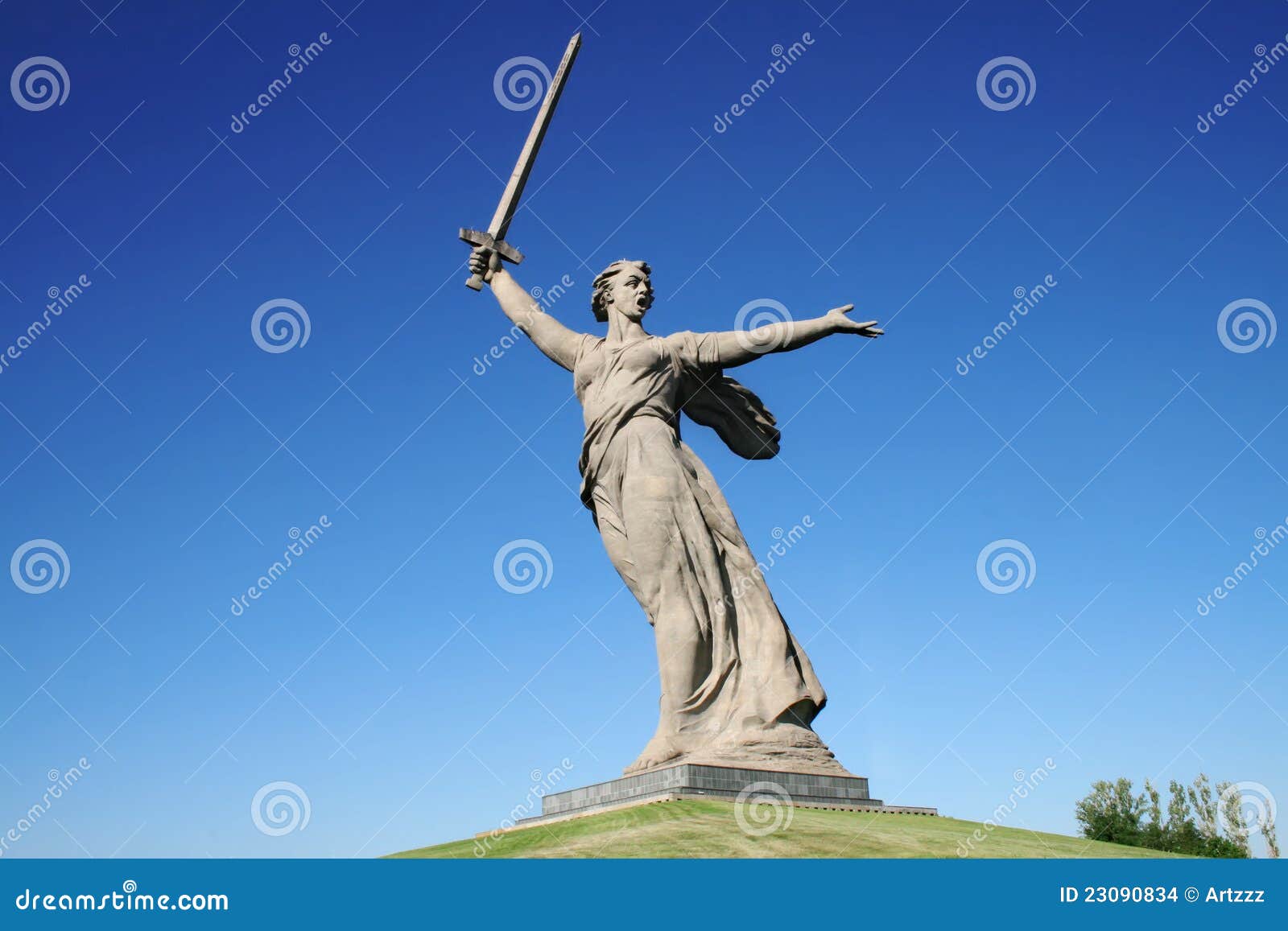 The Motherland Calls stock photo. Image of land, huge - 23090834