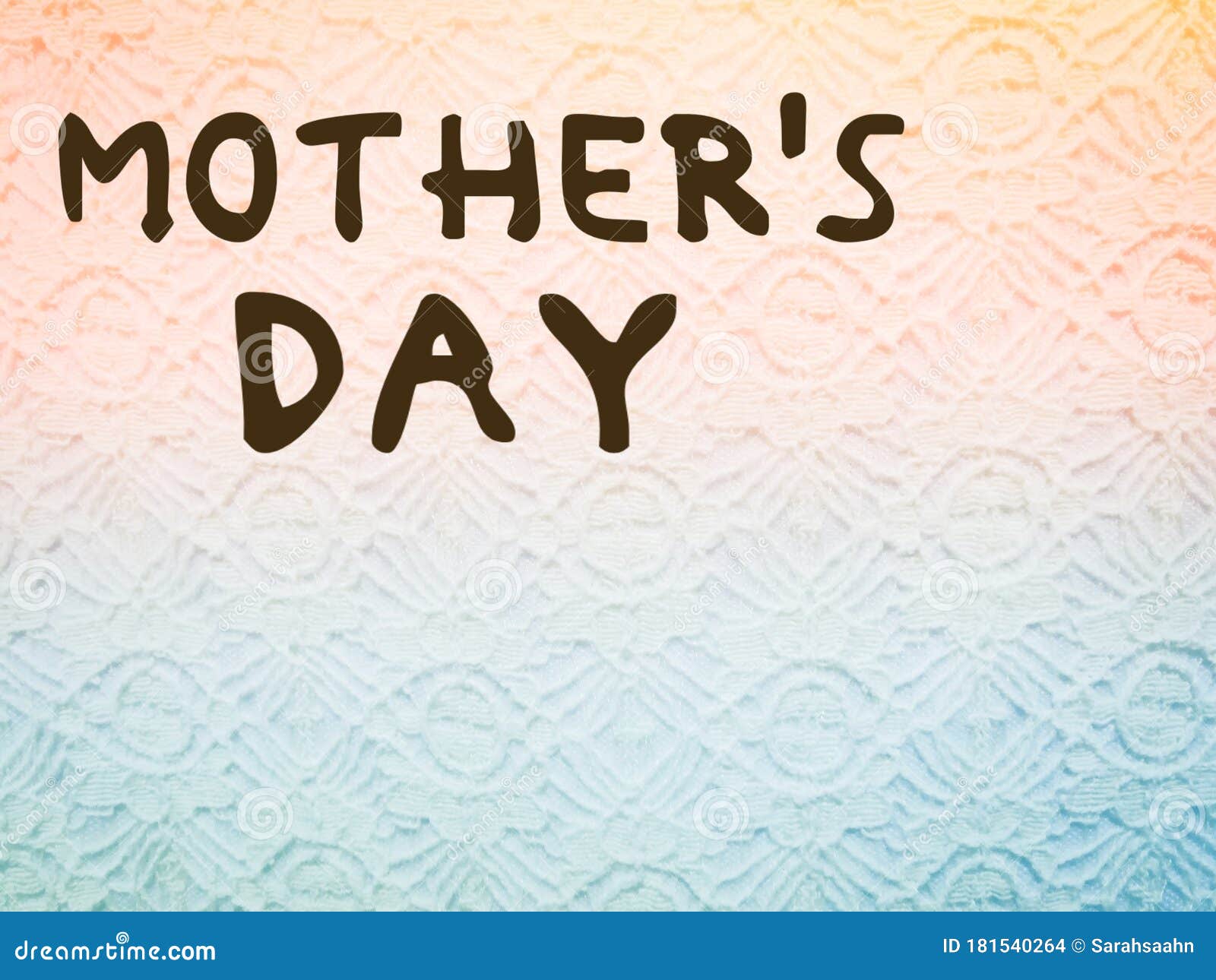 Mothers Day on Abstract Background Stock Photo - Image of mothers ...