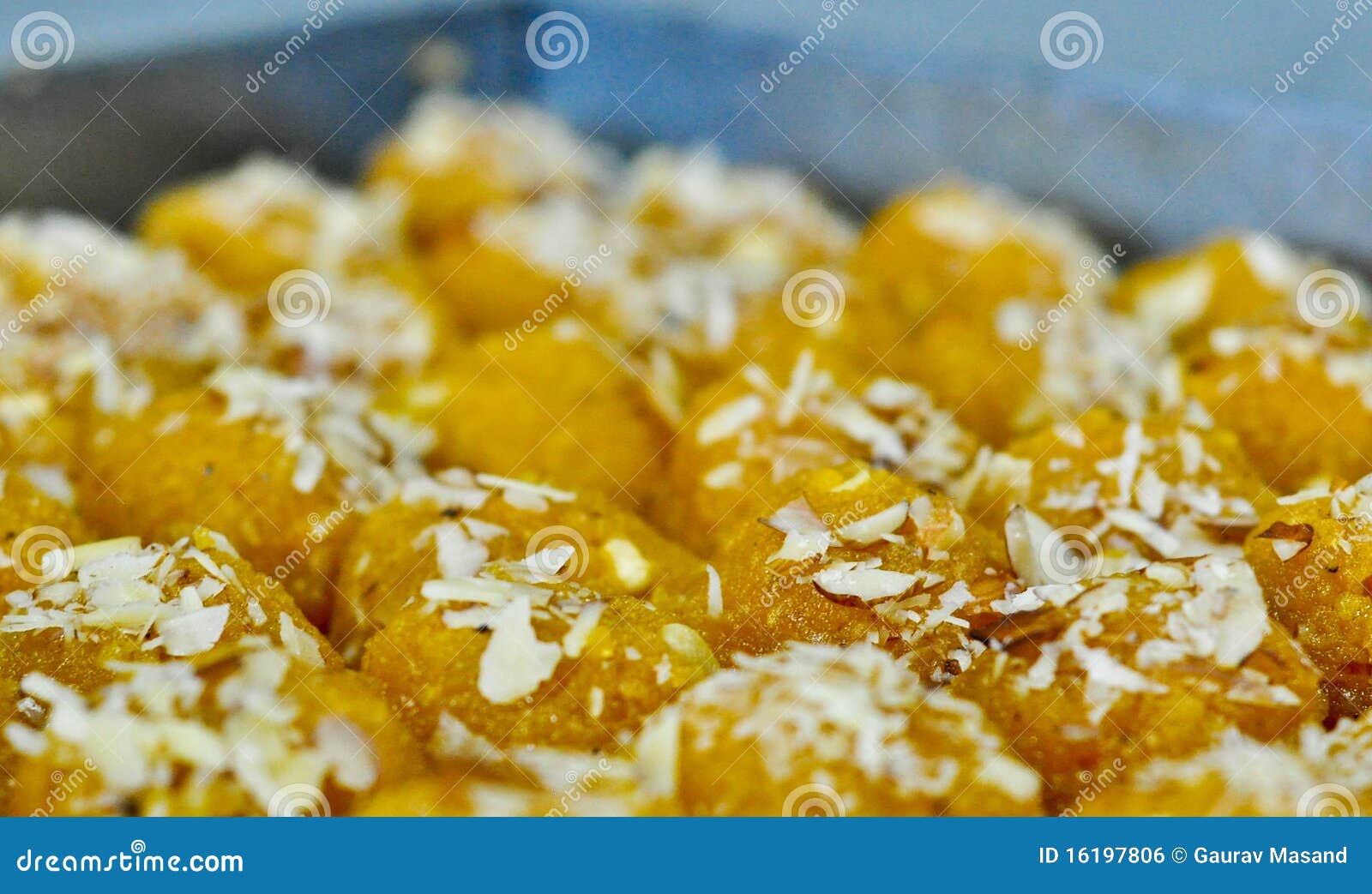 Motichoor ka Ladoo stock photo. Image of ghee, motichoor - 16197806