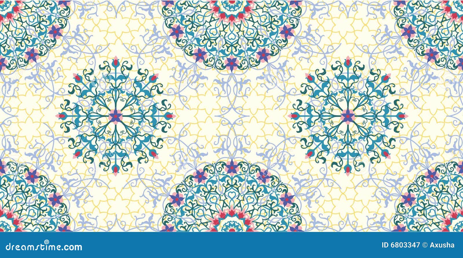 Motif Arabe illustration de vecteur. Illustration du décoration - 6803347