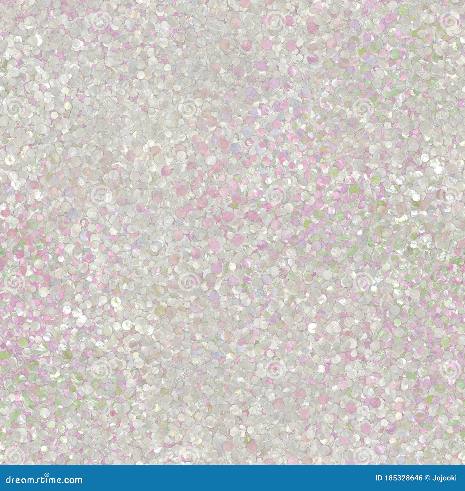 Glitter and Pearl Seamless Texture, 3d Illustration Stock Illustration ...