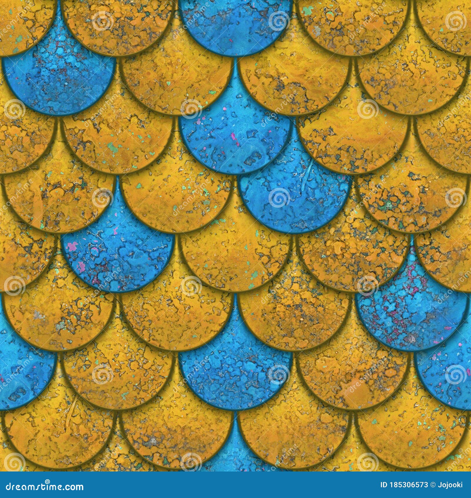 Seamless Grunge Texture of Fish Scales, Fish Skin, 3d Illustration ...