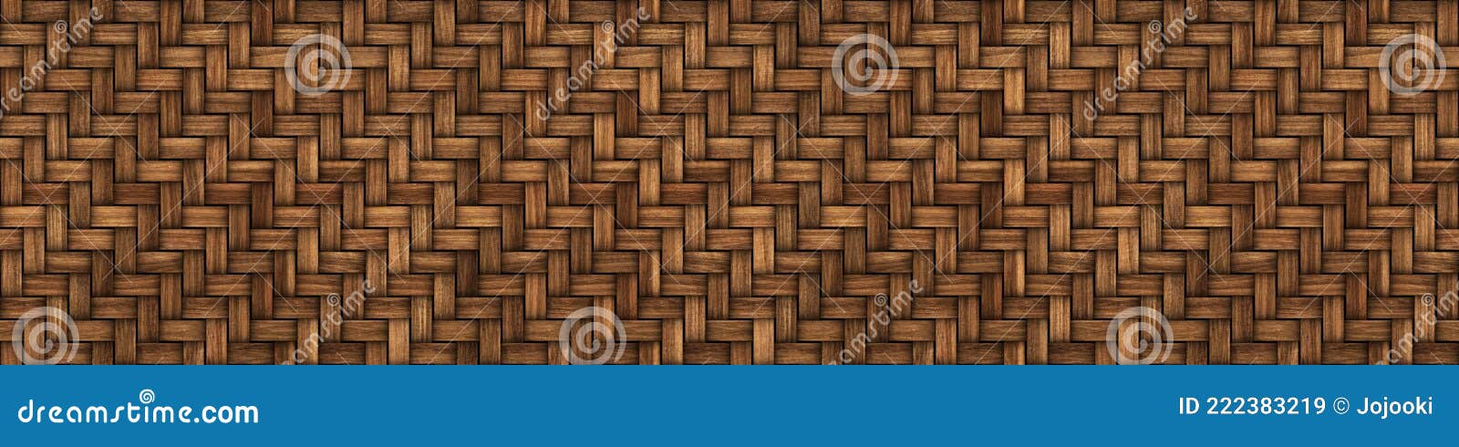 Basket Weave Seamless Texture, Long Background, Banner, 3d Illustration ...