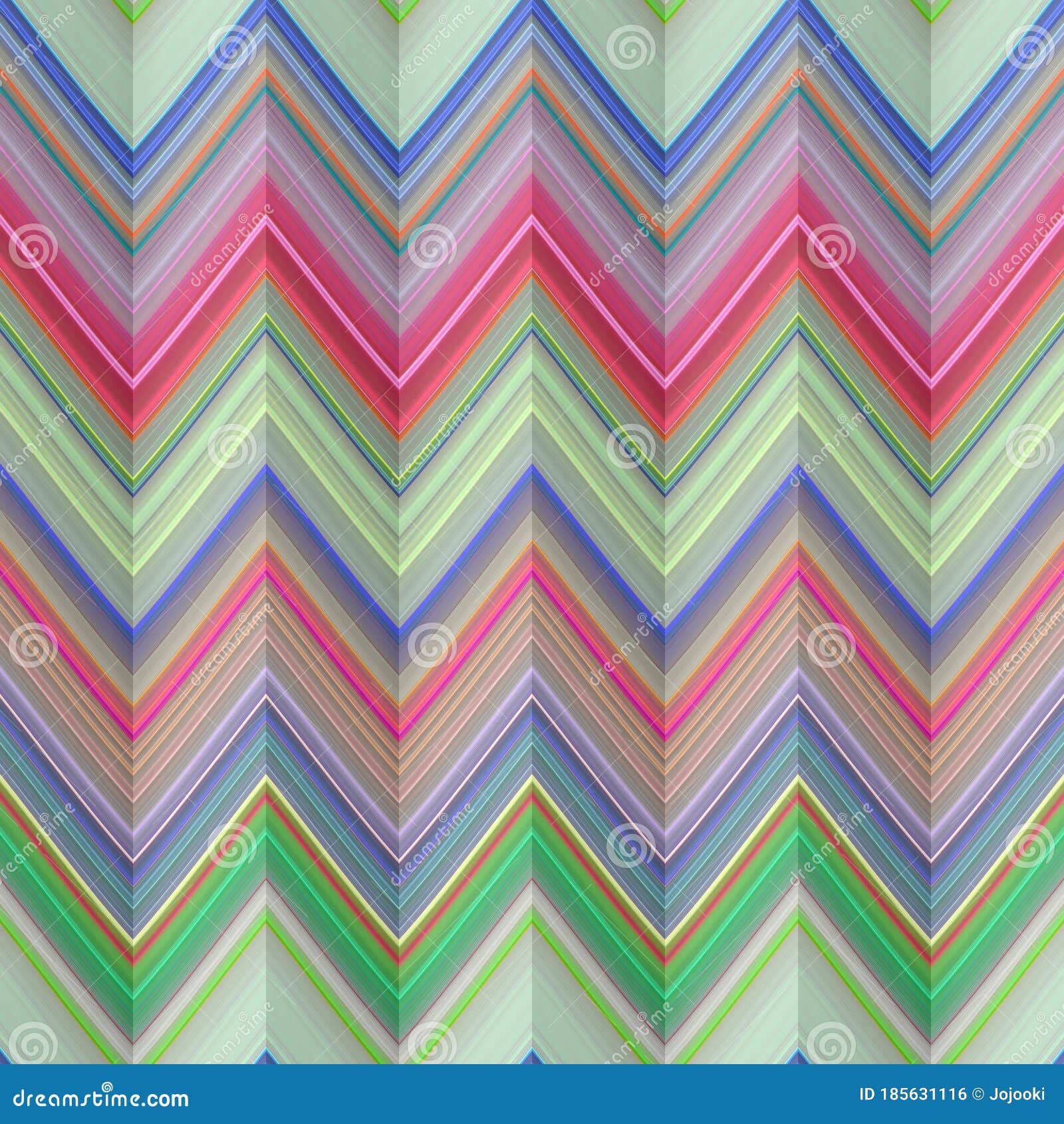 Chevron Background With Initials D