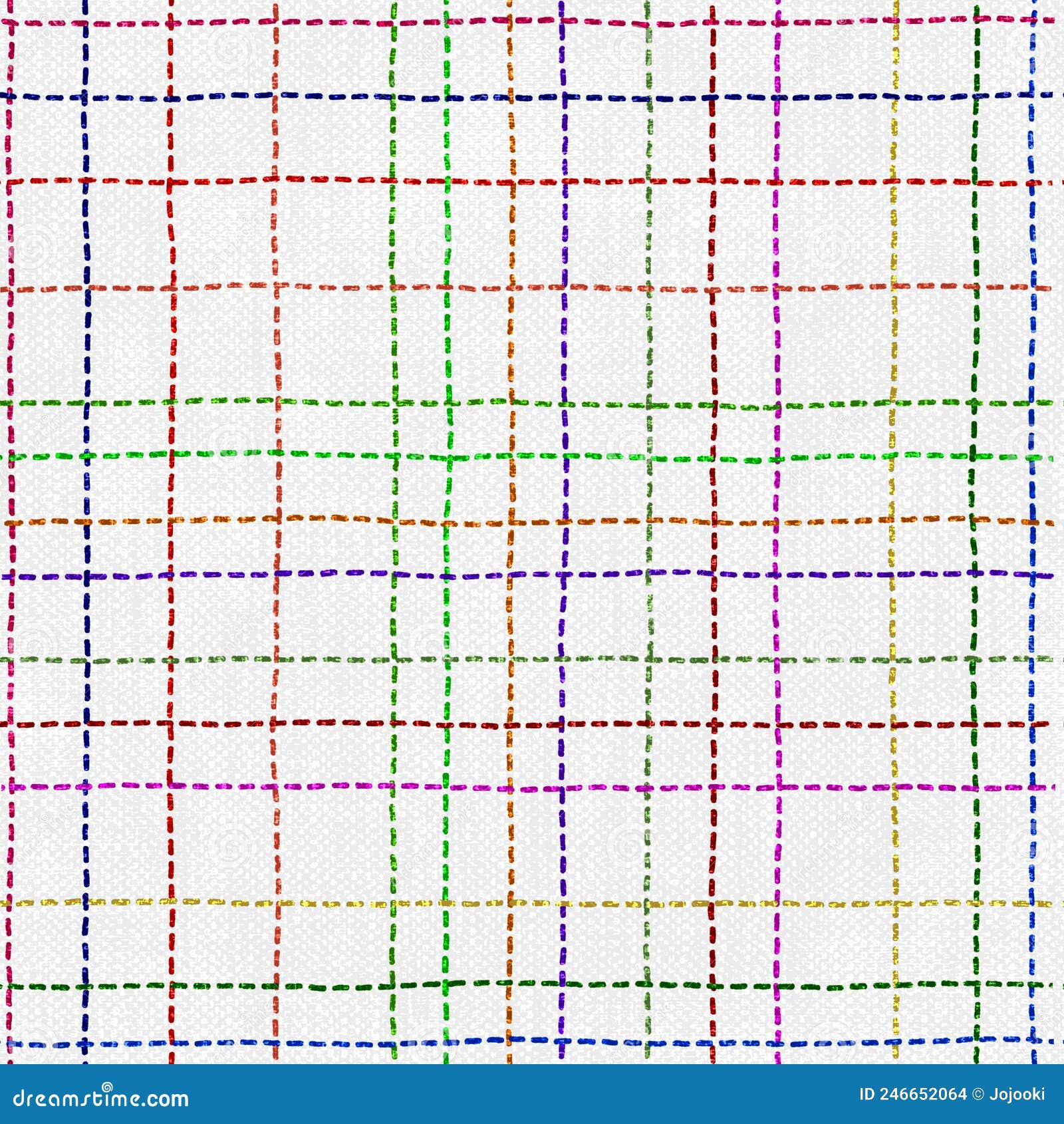 Colored Sewing Stitches Seamless Texture, Grunge Texture, 3d ...