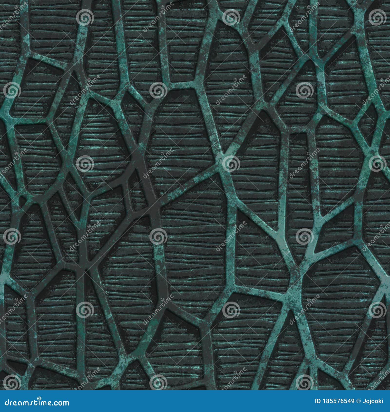 Copper Seamless Texture with Geometric Pattern on a Oxide Metallic ...