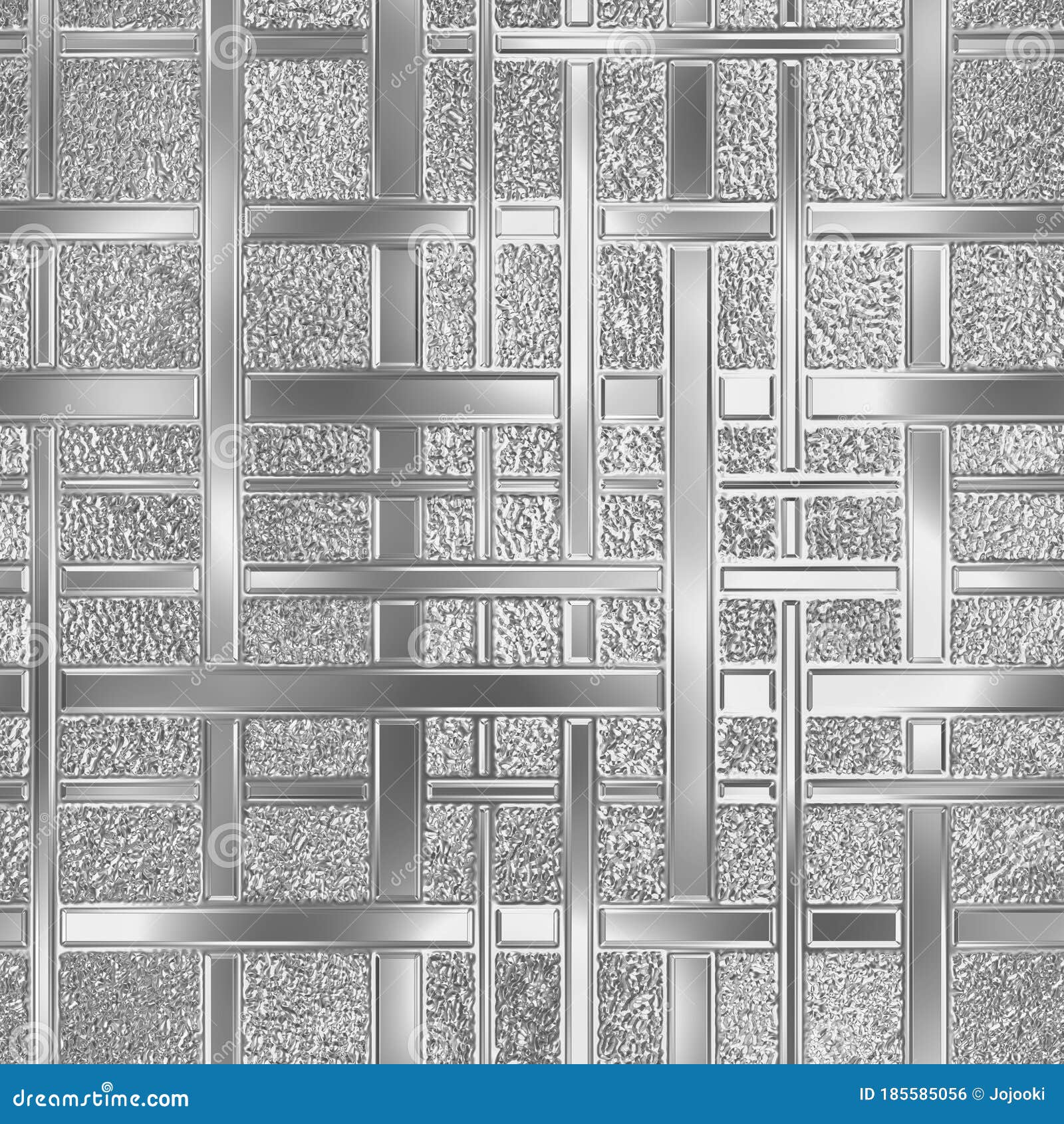 Glass Seamless Texture with Pattern for Window, 3d Illustration Stock ...