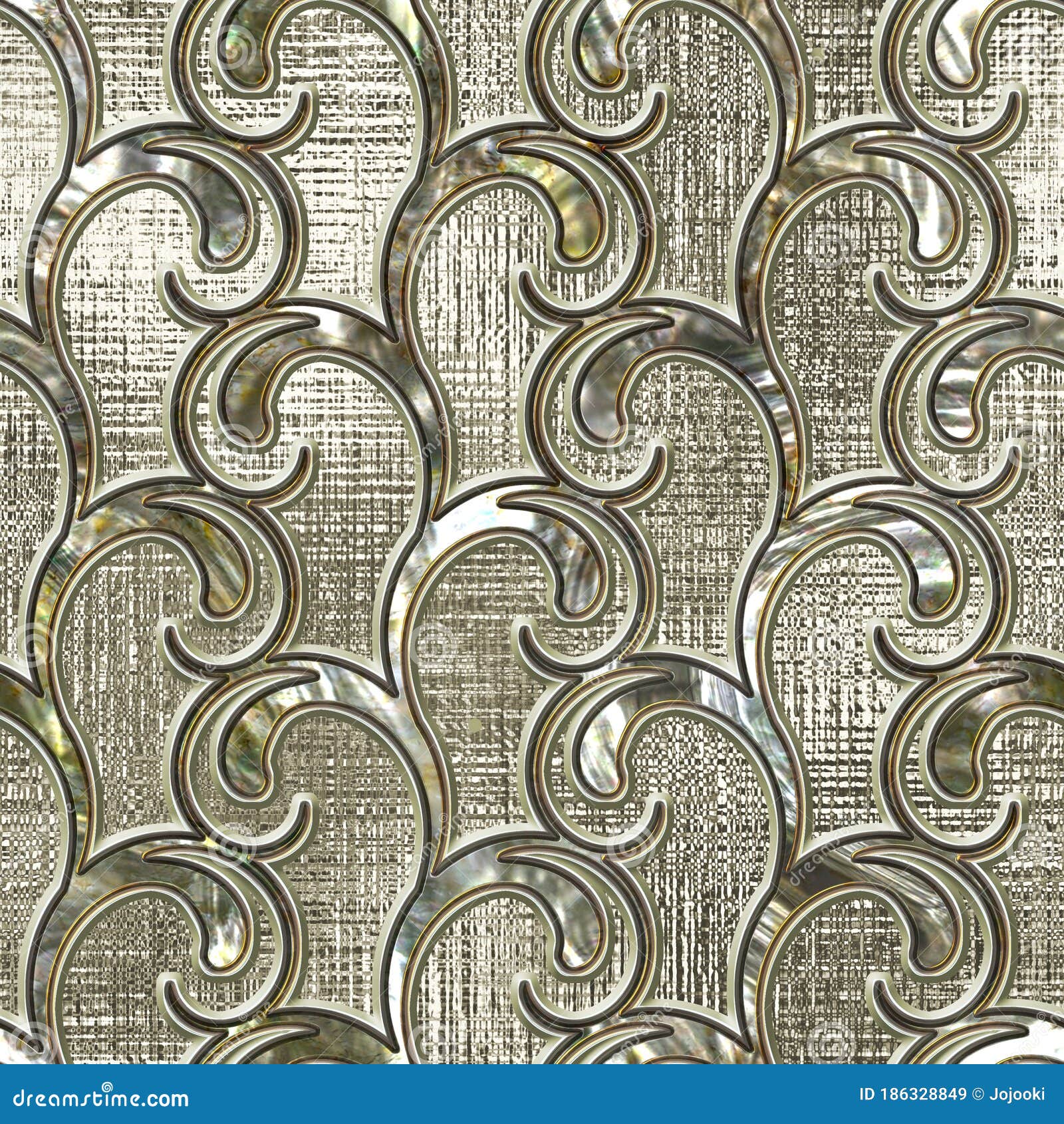 Pattern Seamless Texture on Bright Background, Glass Texture, Art Deco ...