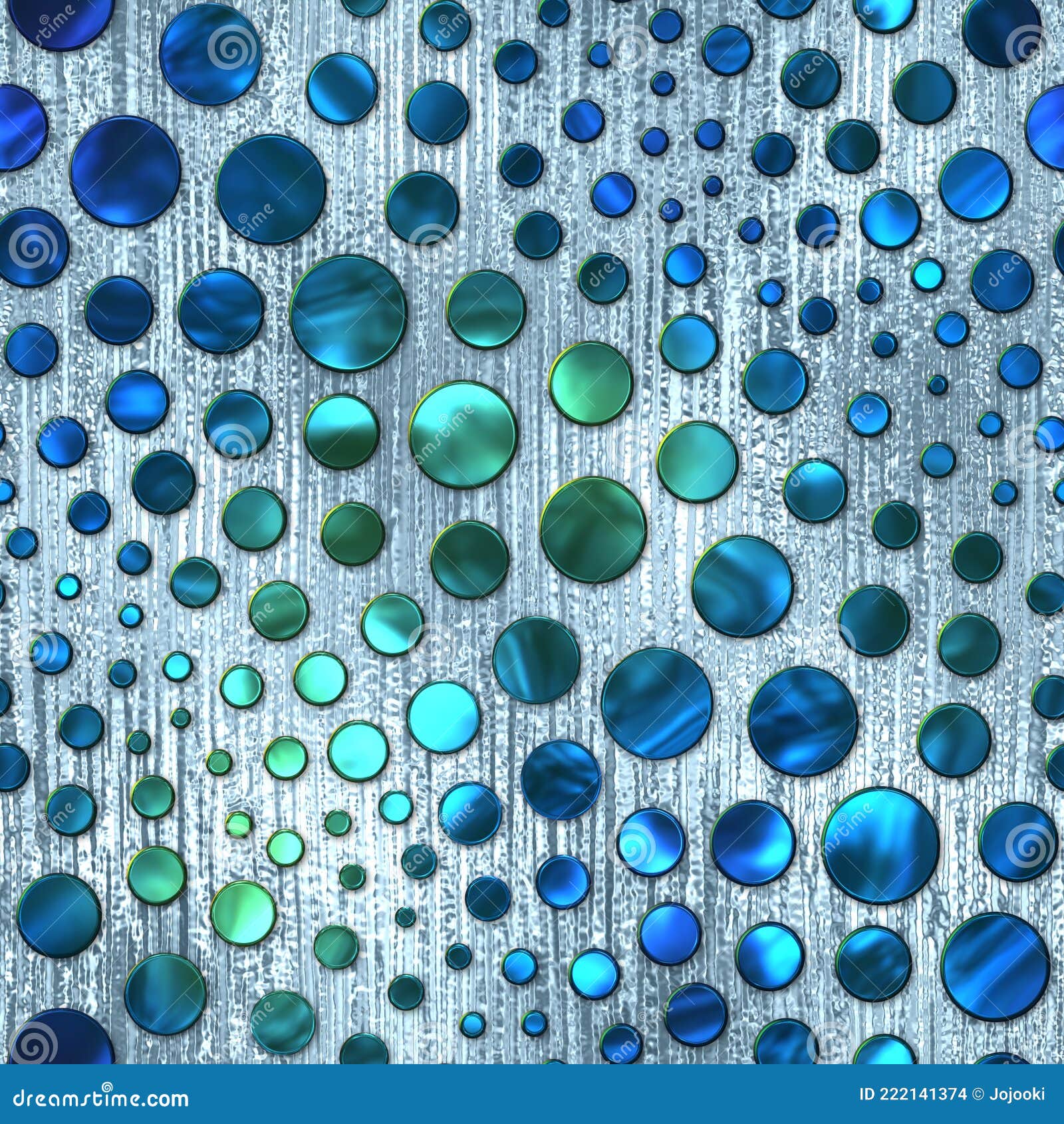 Seamless Texture with Dots Pattern, Stained Glass Effect, 3d ...
