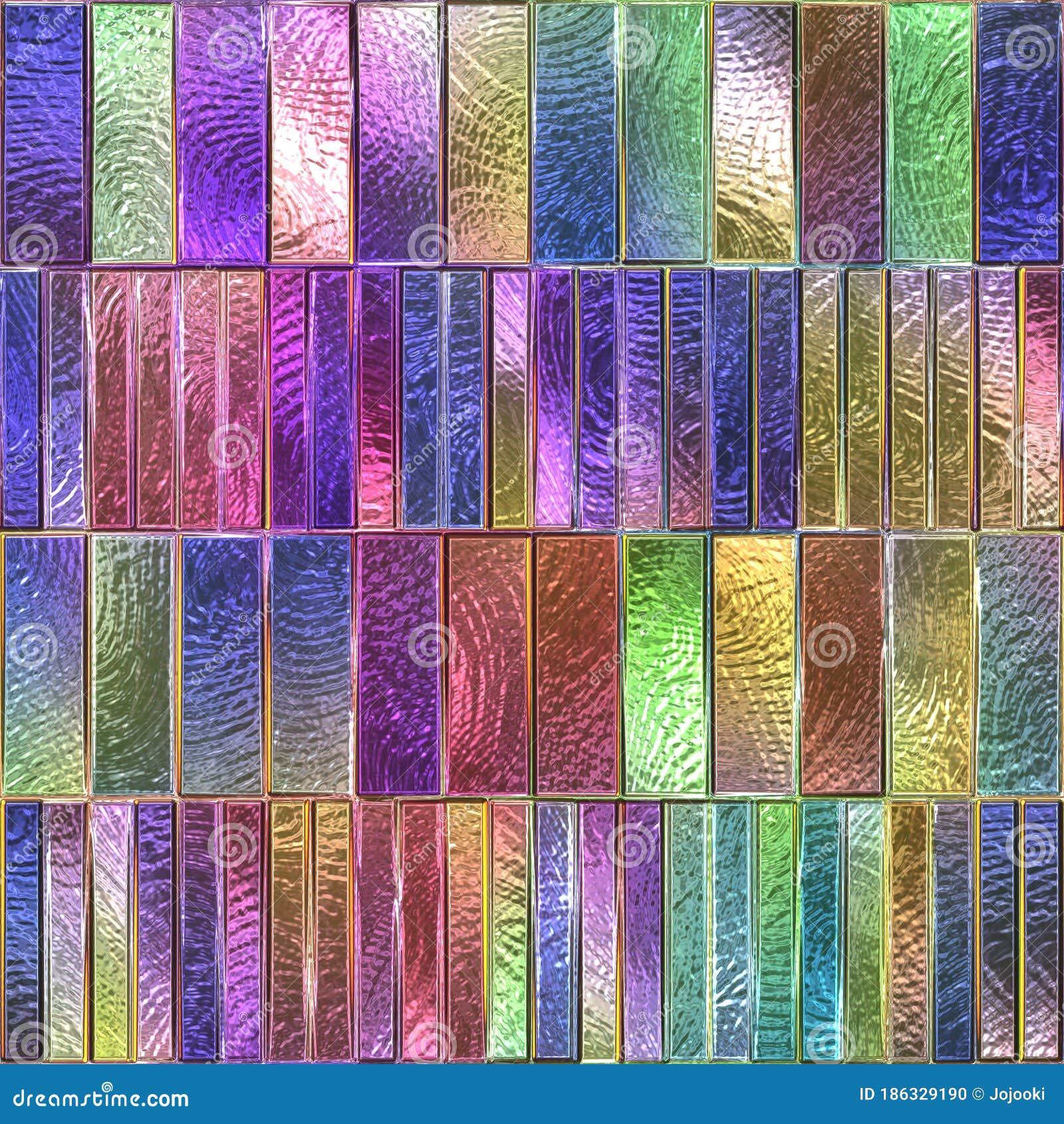 Stained Glass Seamless Texture with Geometric Pattern for Window ...