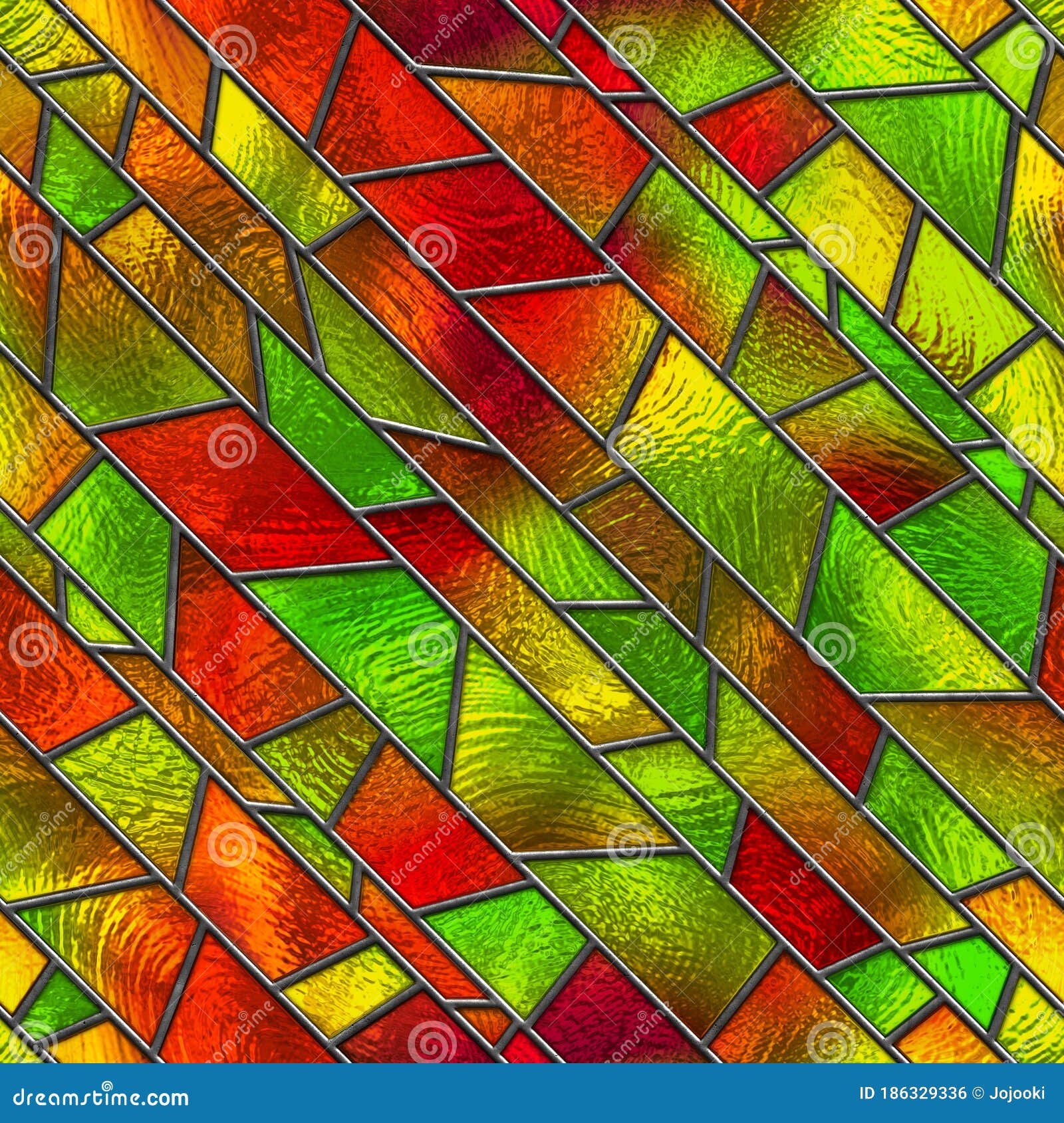 Stained Glass Seamless Texture with Geometric Pattern for Window ...