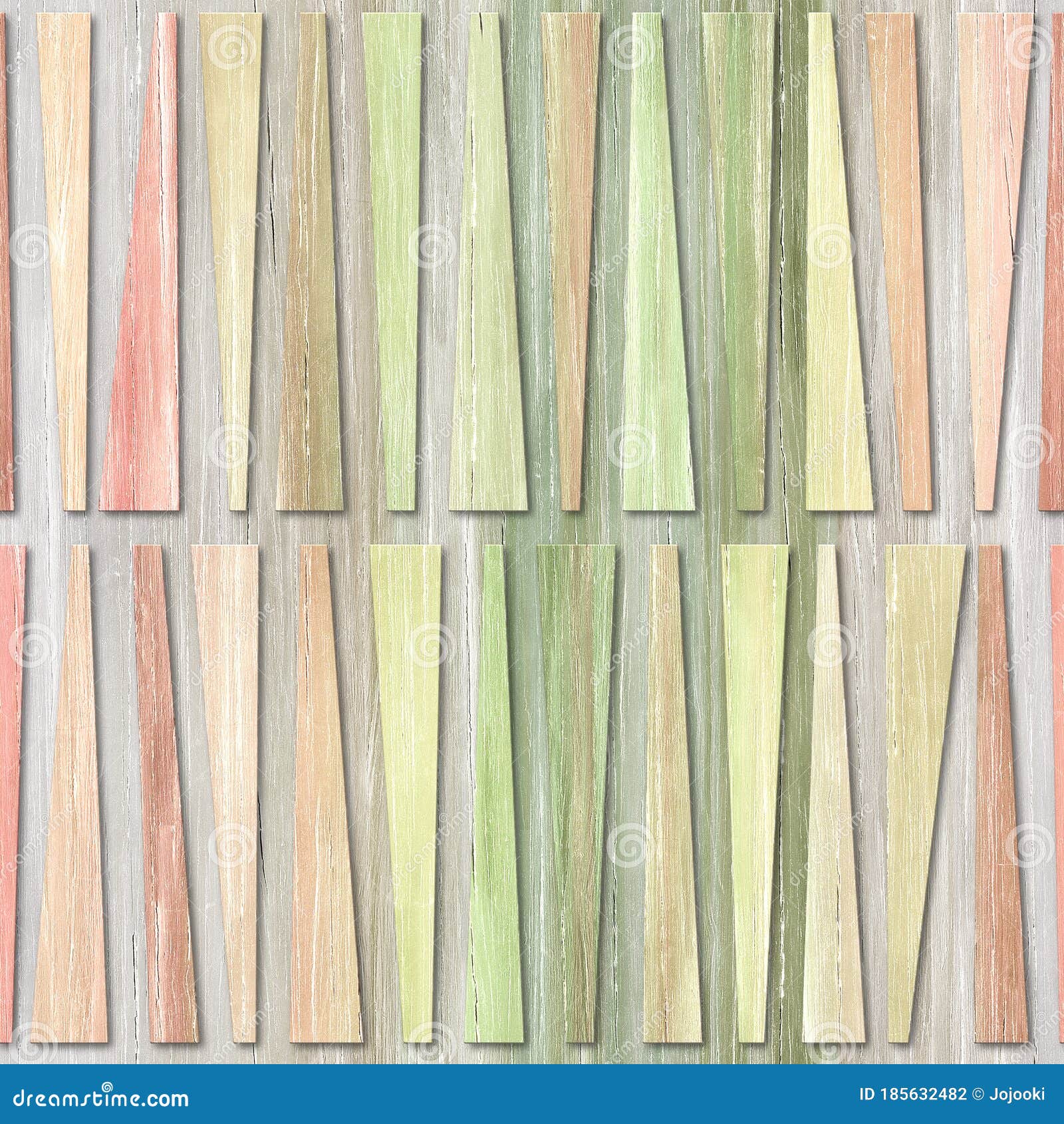 Wood Seamless Texture with Triangle Pattern, 3d Illustration Stock ...