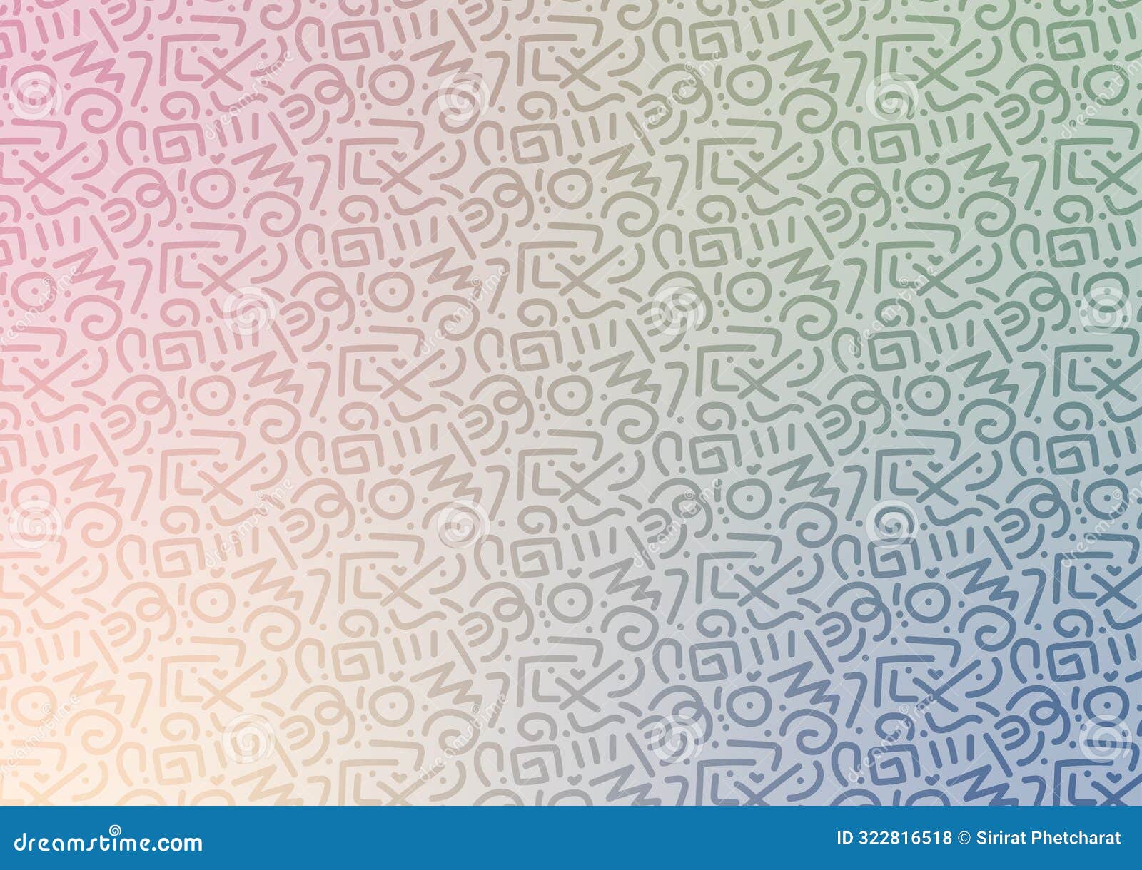 Motif Wallpaper Pattern Gradient Native Background Stock Vector ...